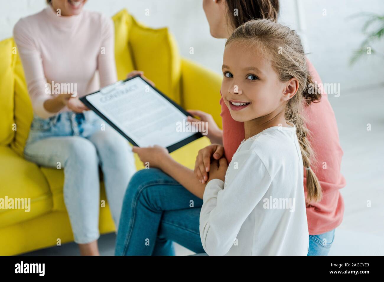 Child interview child hi-res stock photography and images - Alamy