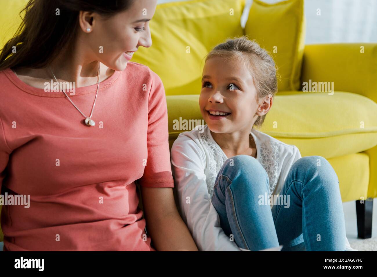 Positive babysitter hi-res stock photography and images - Alamy