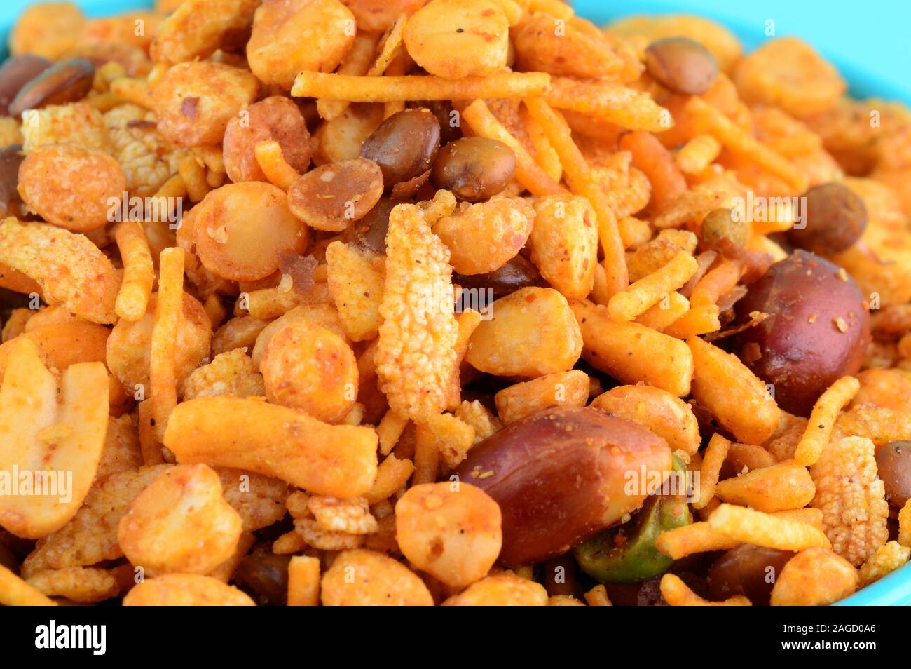 Indian Snacks : Mixture (roasted nuts with salt pepper masala, pulses ...