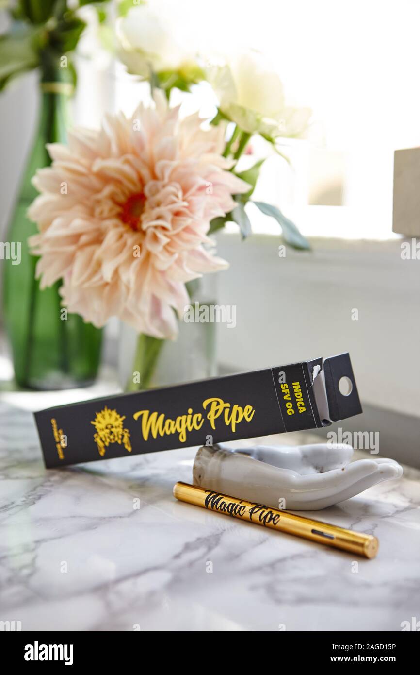 LOS ANGELES, UNITED STATES - Jul 05, 2017: Magic Pipe Disposable Vape ...