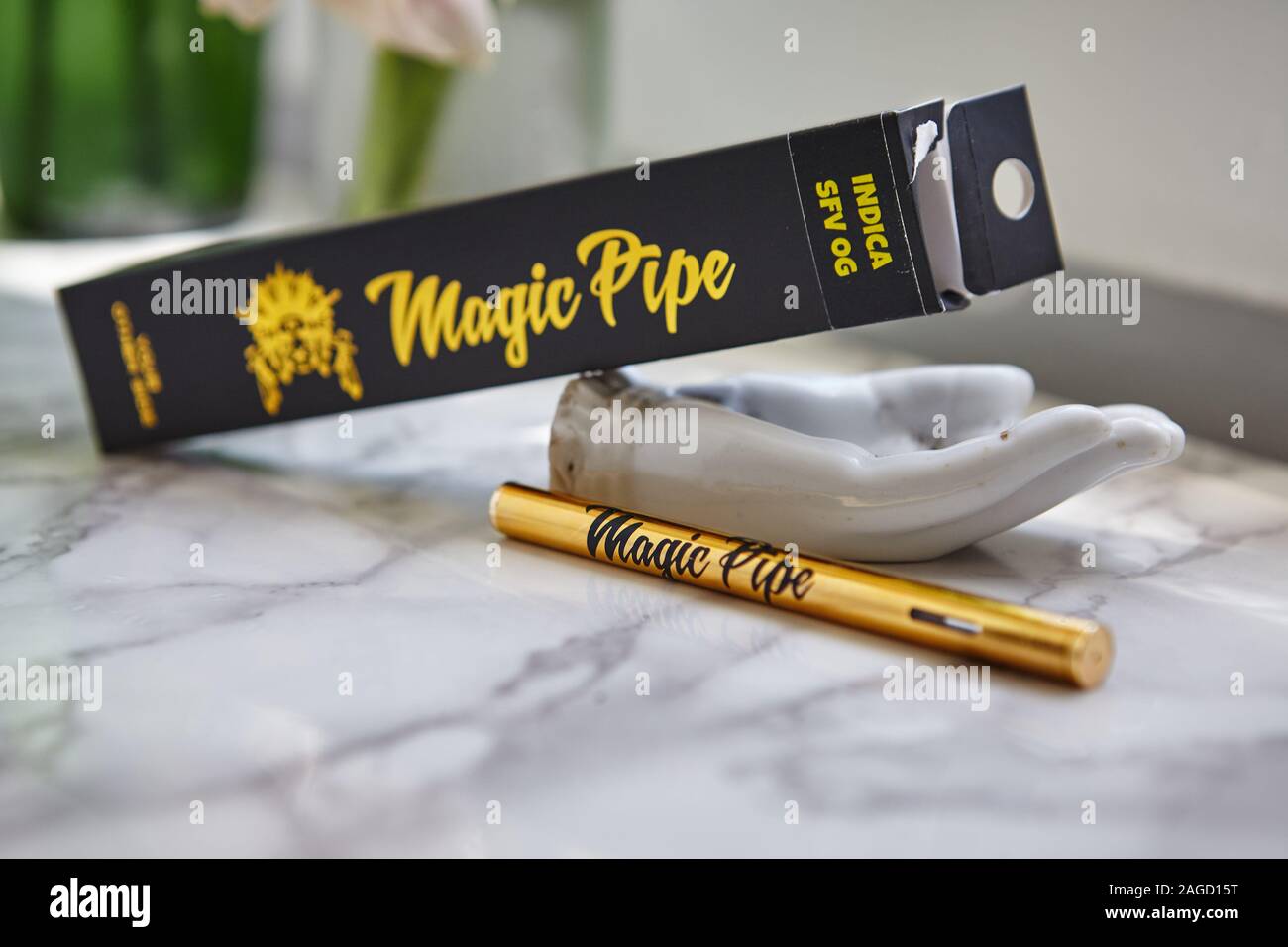 LOS ANGELES, UNITED STATES - Jul 05, 2017: Magic Pipe Disposable Vape ...