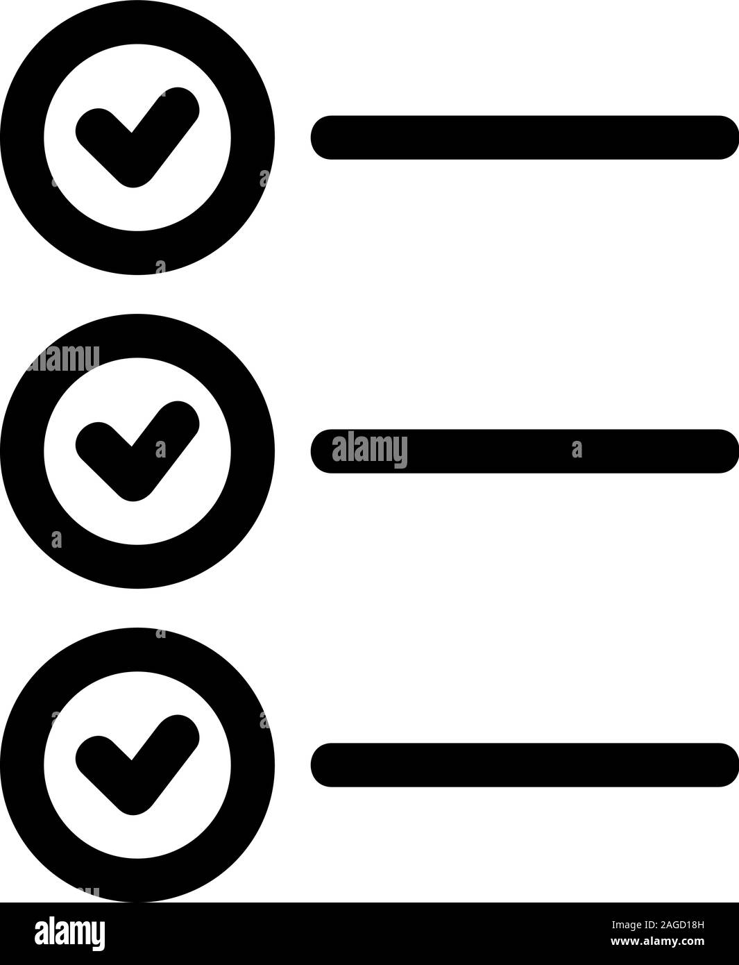filling out the questionnaire icon vector. Isolated contour symbol ...