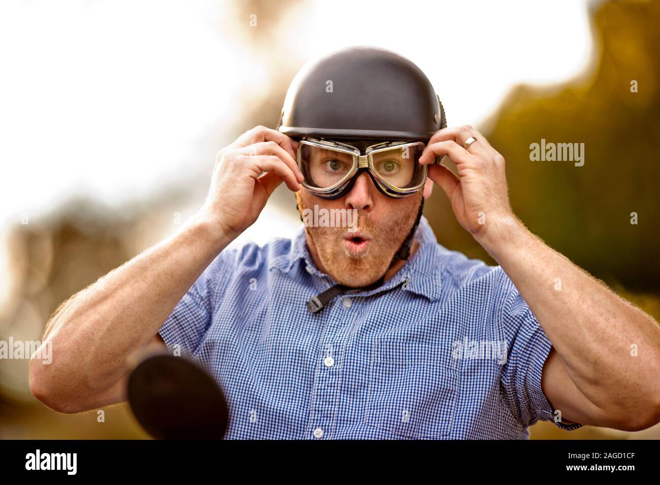 Funny picture of motorcycle hi-res stock photography and images - Alamy