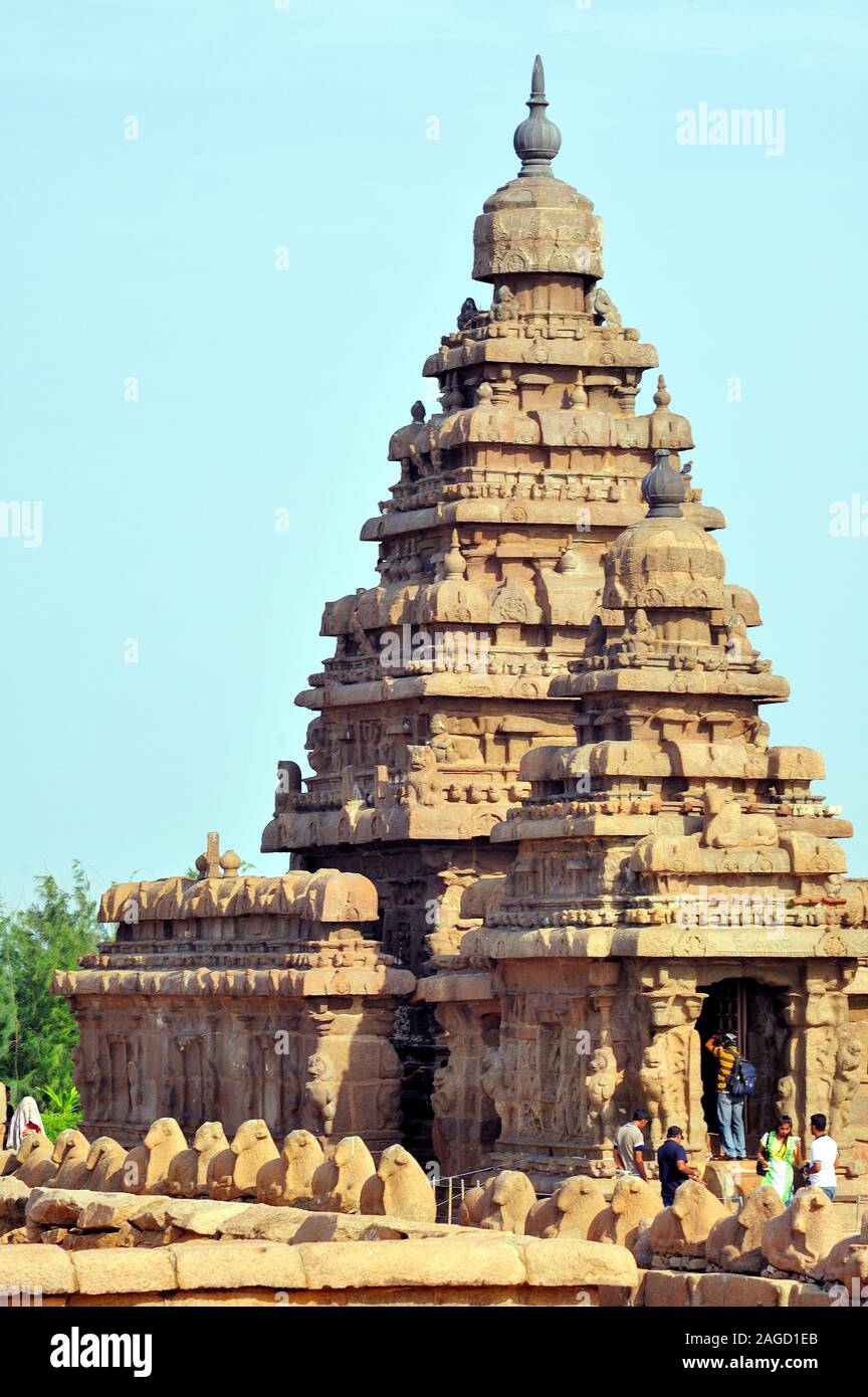 Seven Pagodas Of Mahabalipuram High Resolution Stock Photography and ...