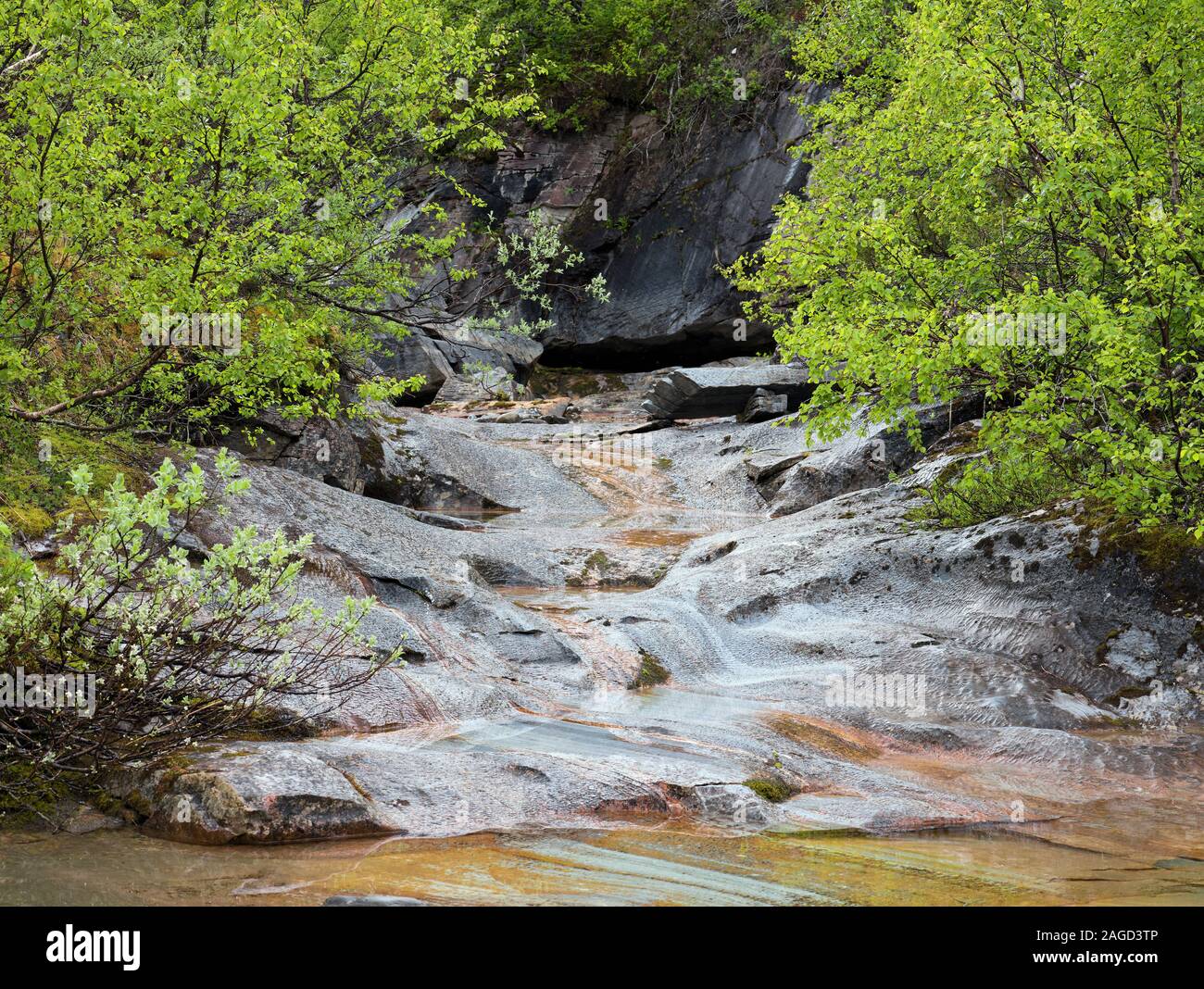 Sweden rock road hi-res stock photography and images - Alamy