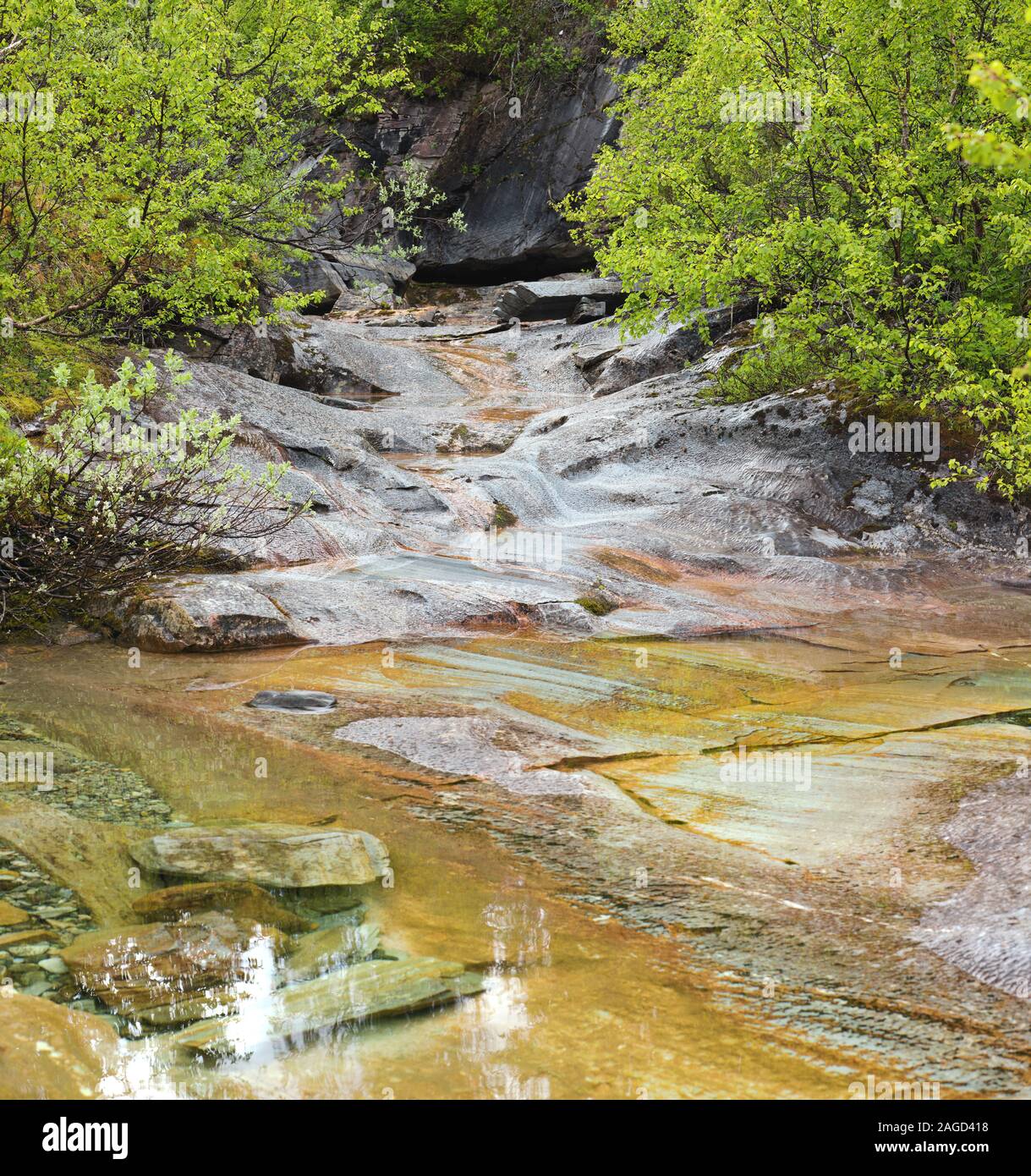 Sweden rock road hi-res stock photography and images - Alamy