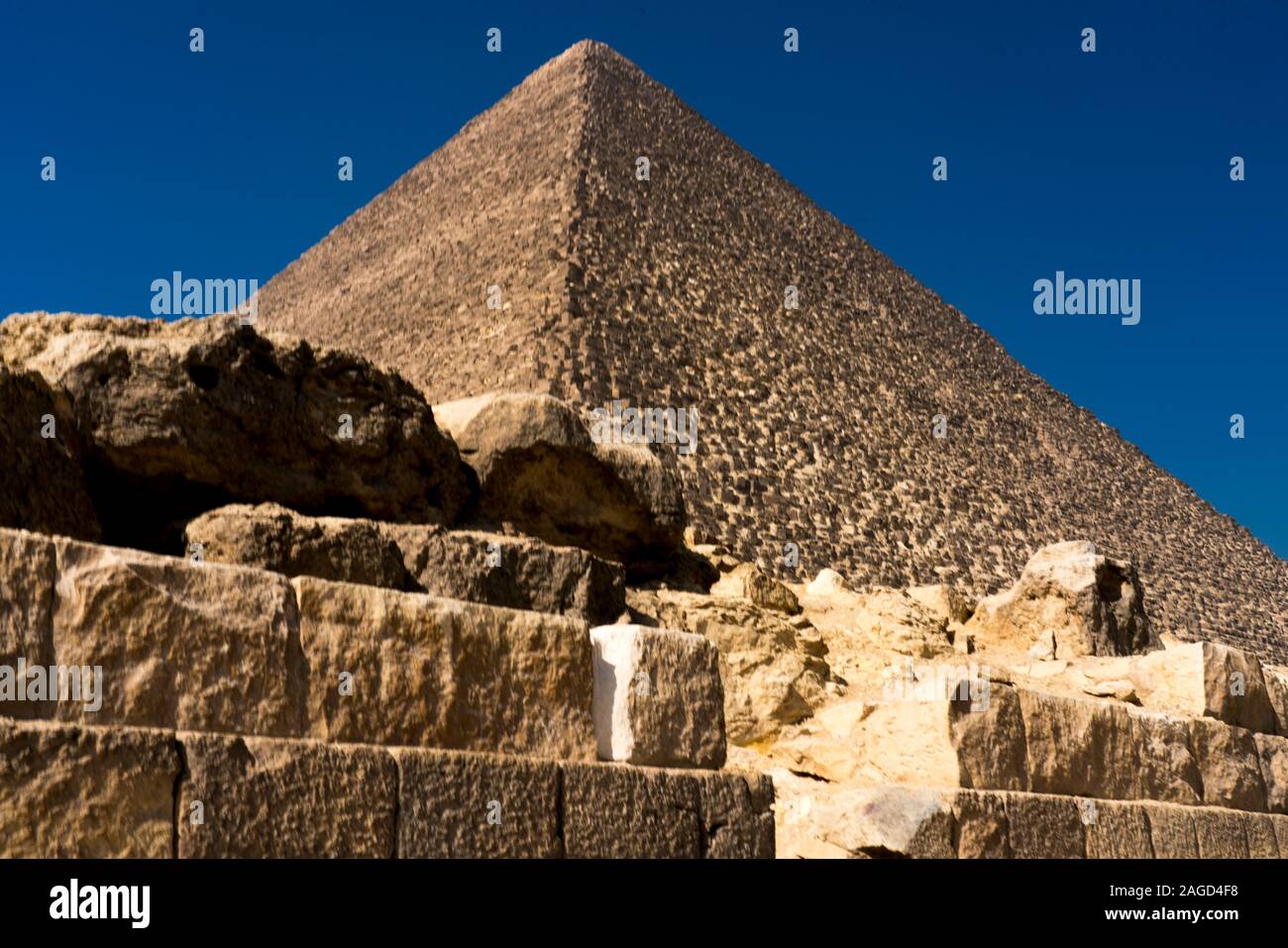 NOVEMBER 2019, CAIRO EGYPT, View of the Great Pyramids of Giza, Cairo ...