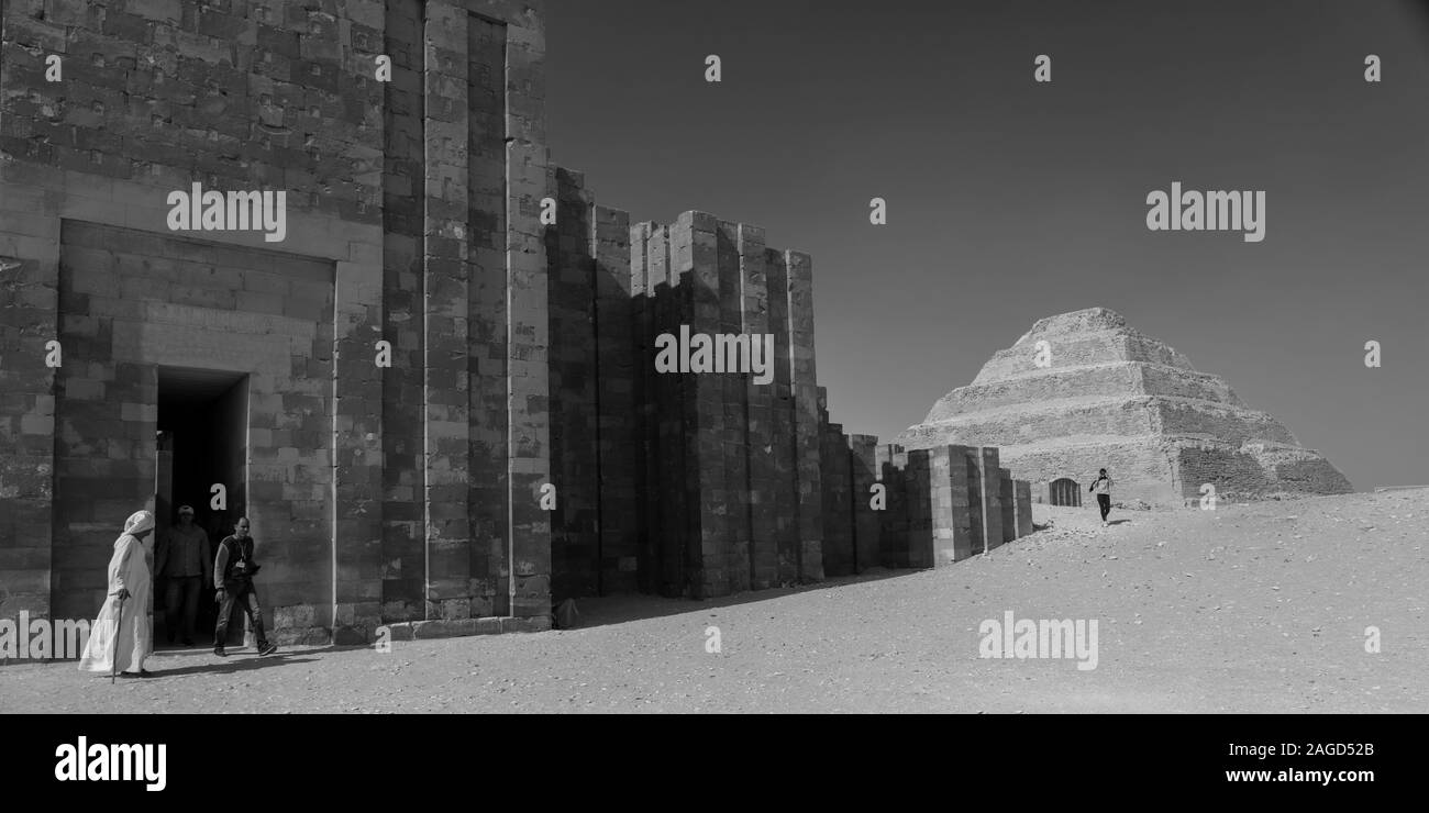 NOVEMBER 12, 2019, CAIRO, EGYPT - Sakkara Pyramid known as "Step ...