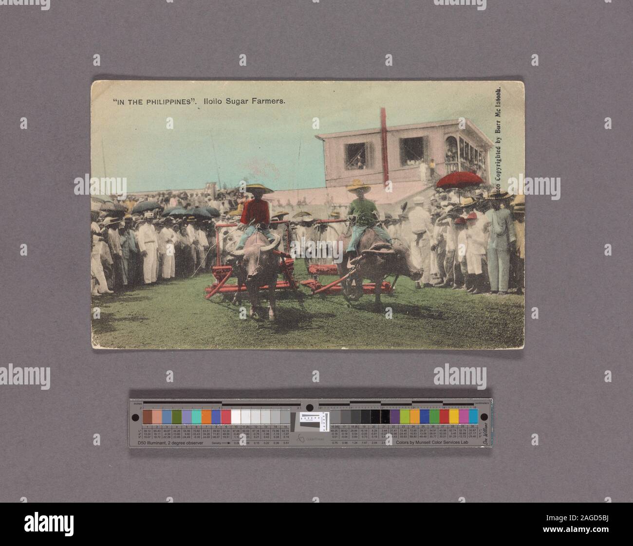 Iloilo sugar farmers in an industrial parade, showing the primitive ...