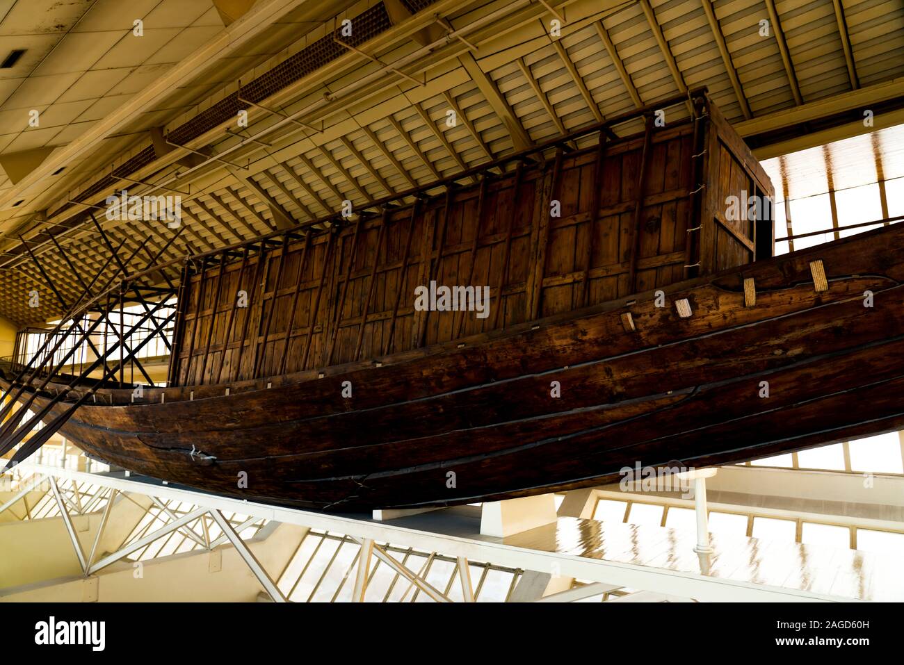 NOVEMBER 13, 2019, CAIRO, EGYPT - Solar Boat Museum at The Great ...