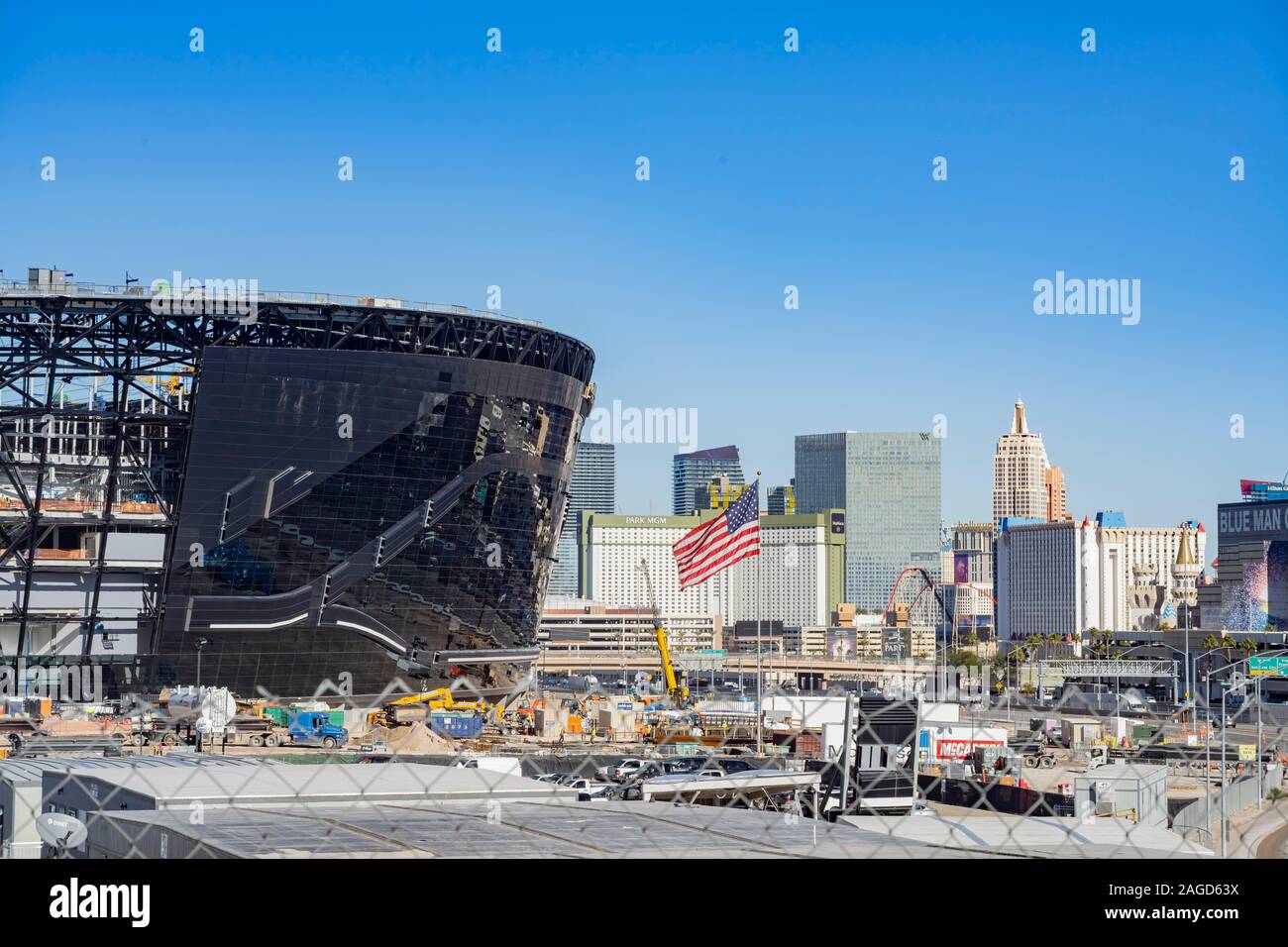 Allegiant stadium las vegas building hi-res stock photography and ...