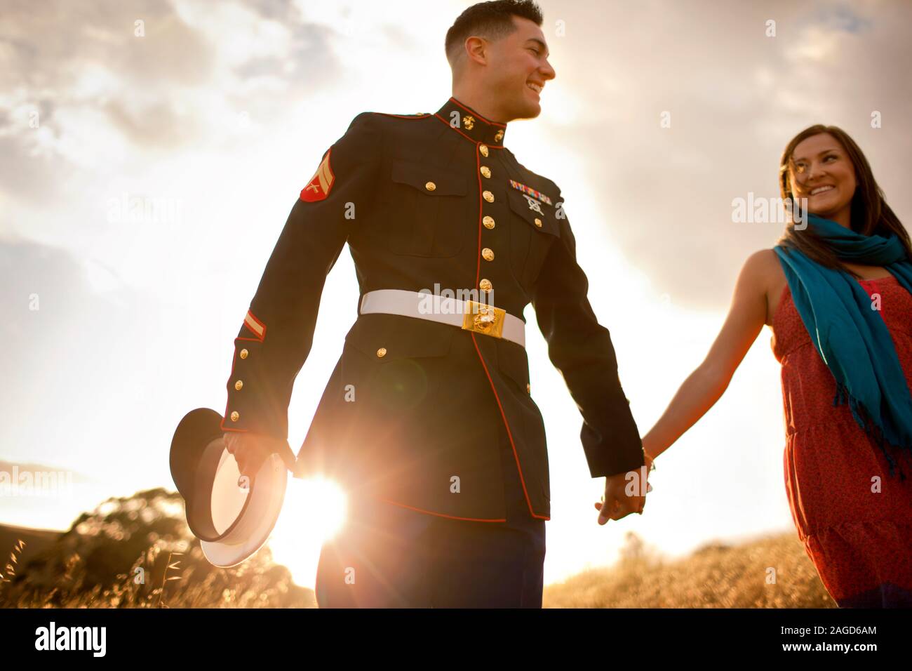 Army Photography With Girlfriend