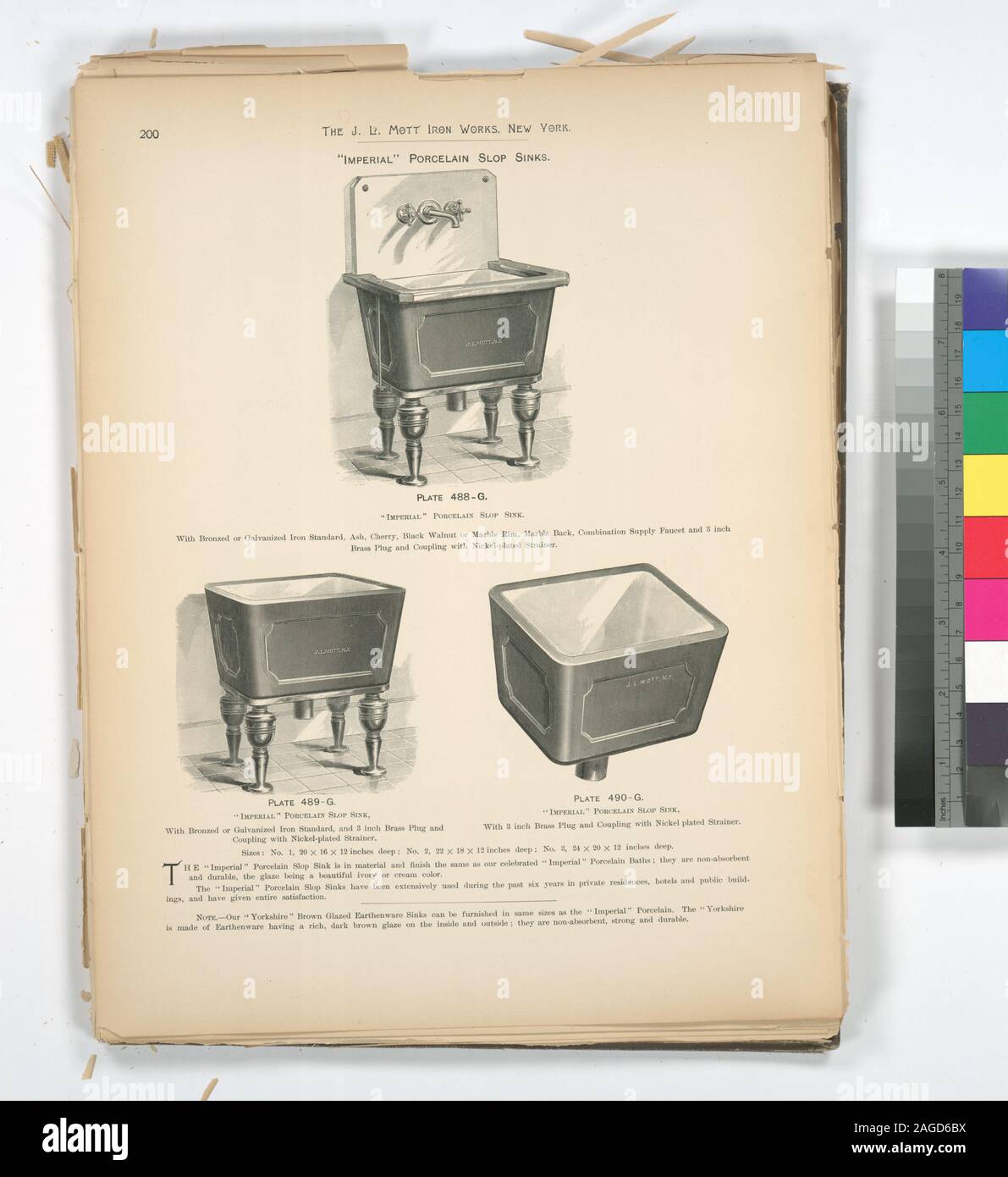 Imperial' Porcelain Slop Sinks.; Imperial' Porcelain Slop Sinks Stock ...