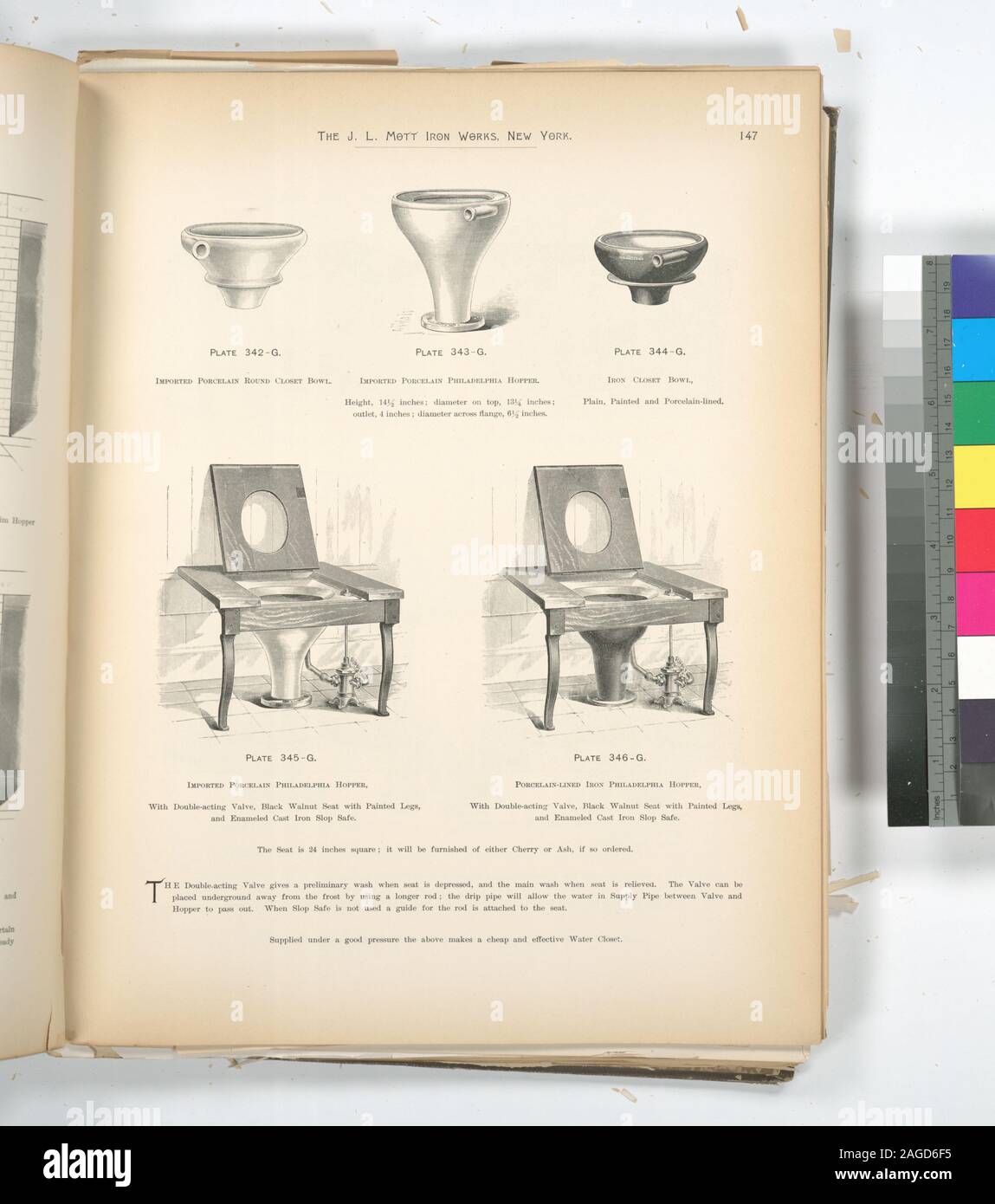 Imported Water Closet Bowls and Hoppers.; Imported Water Closet Bowls ...