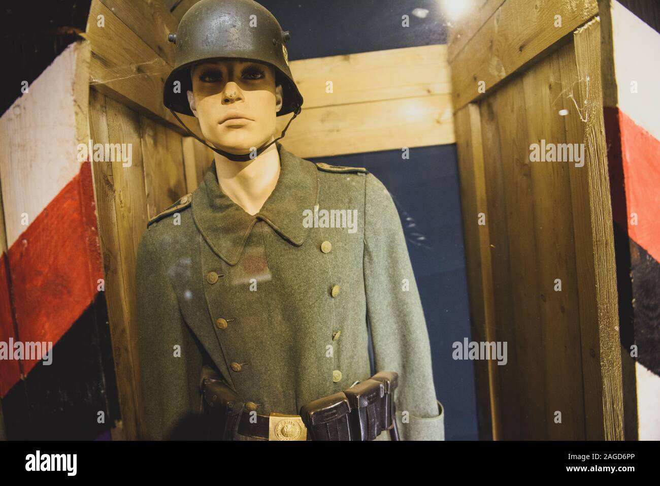 Military museum from World War 2 in Swinoujscie, Poland Stock Photo - Alamy