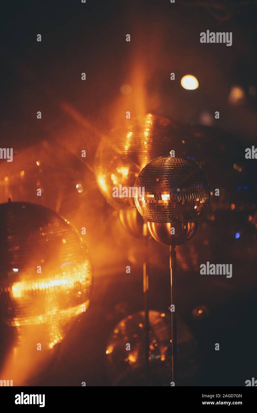 Mini disco balls hi-res stock photography and images - Alamy