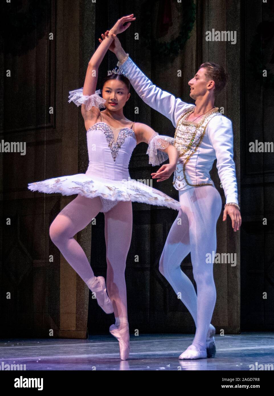 The Sugar Plum Fairy is partnered by the Prince Cavalier as she ...