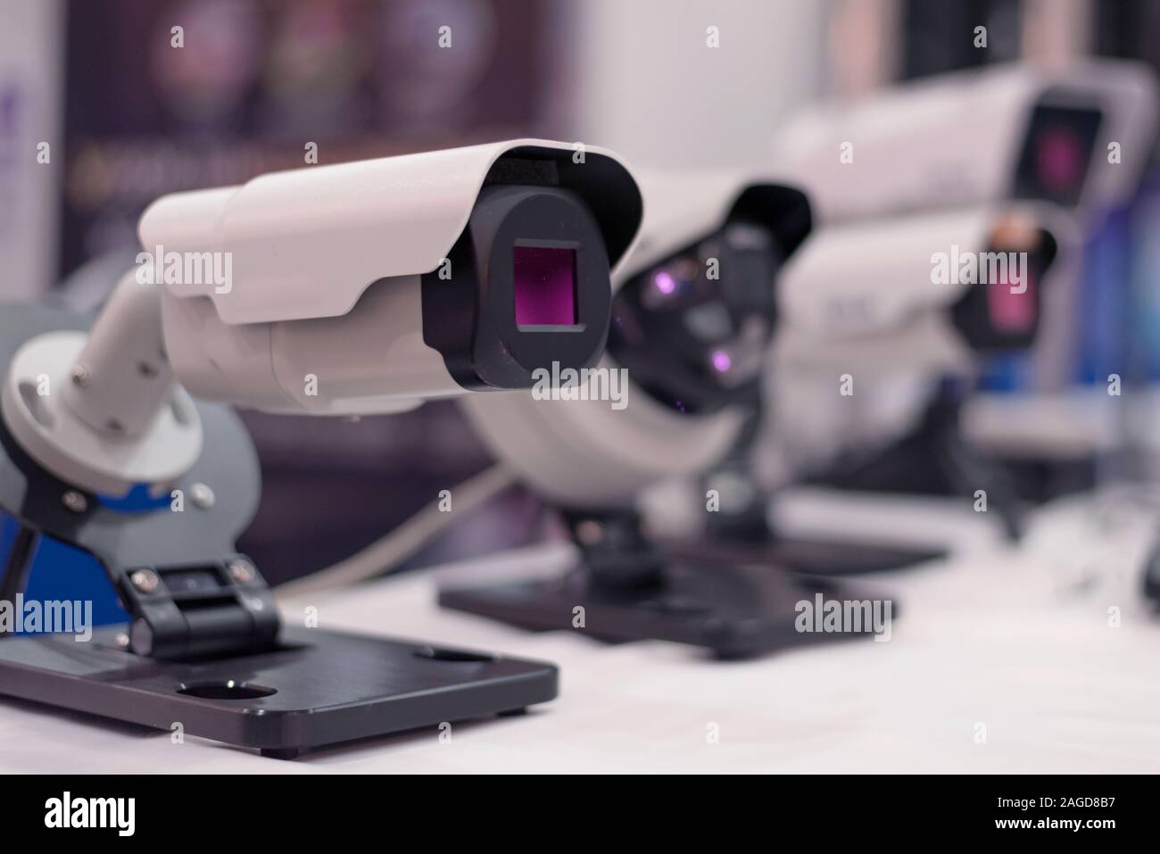 Security CCTV camera or surveillance system in office building ...
