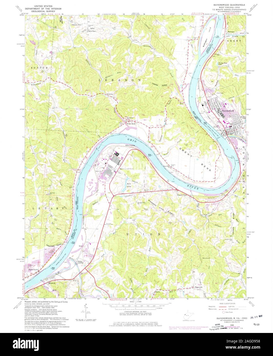 Map of ravenswood Cut Out Stock Images & Pictures - Alamy