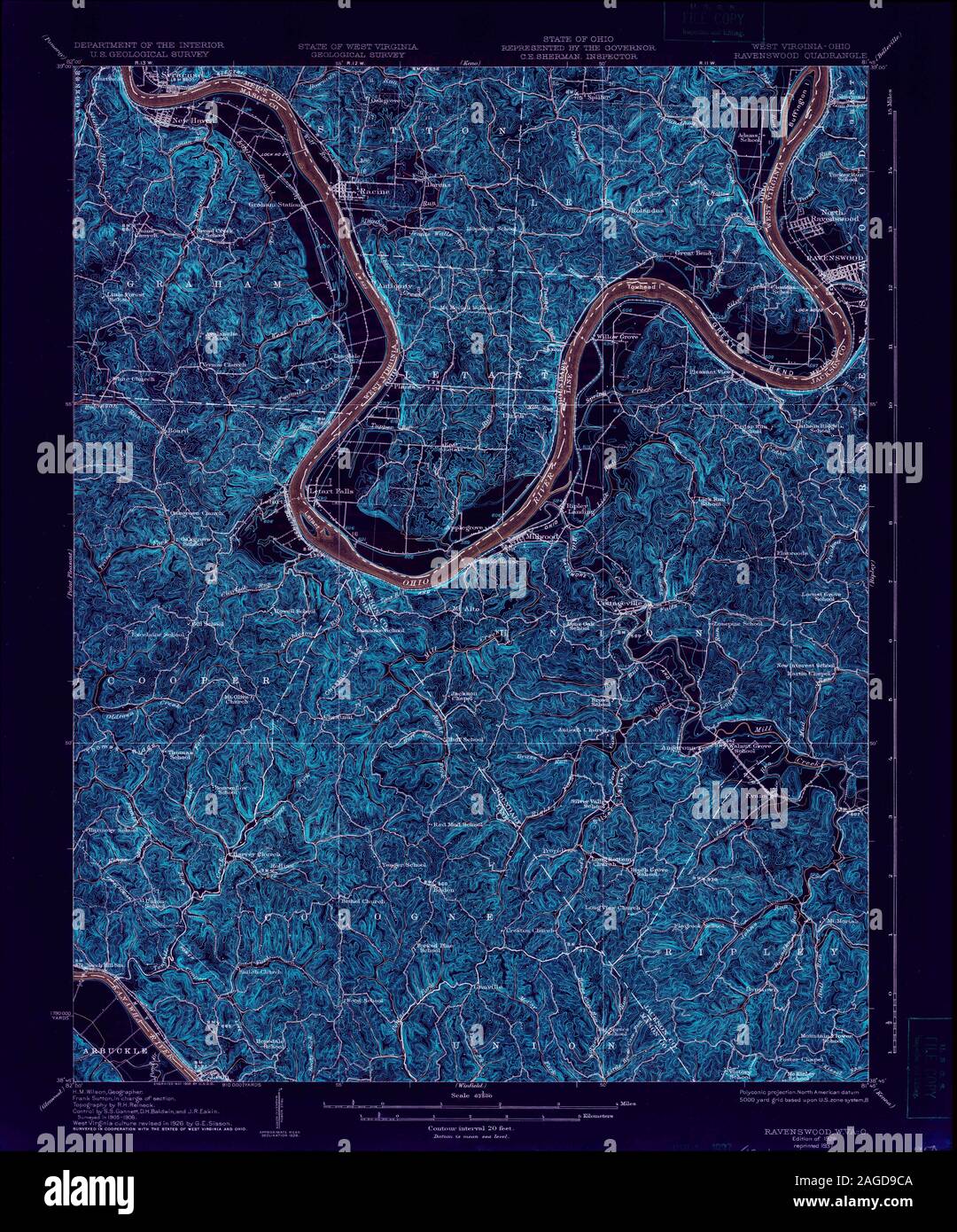 Map of ravenswood hi-res stock photography and images - Alamy