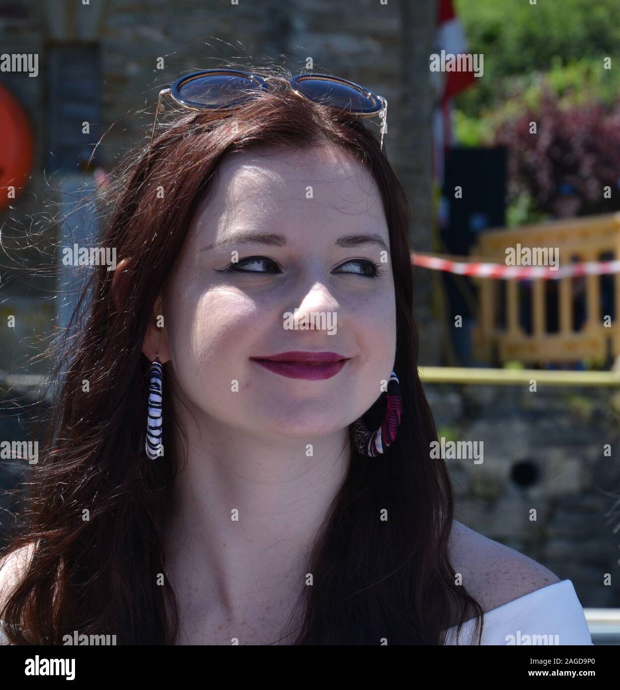 Lady face hi-res stock photography and images - Alamy