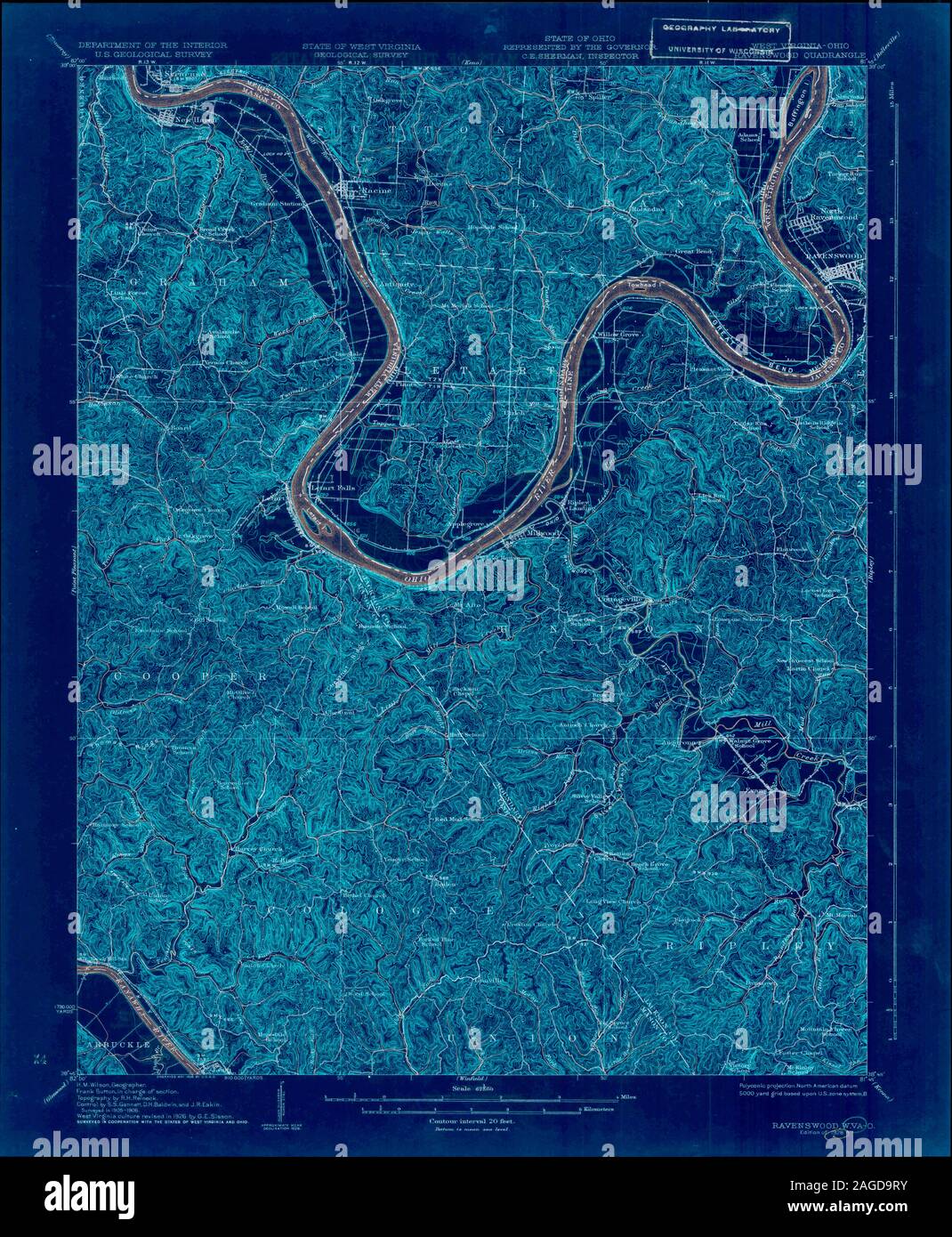 Map of ravenswood hi-res stock photography and images - Alamy