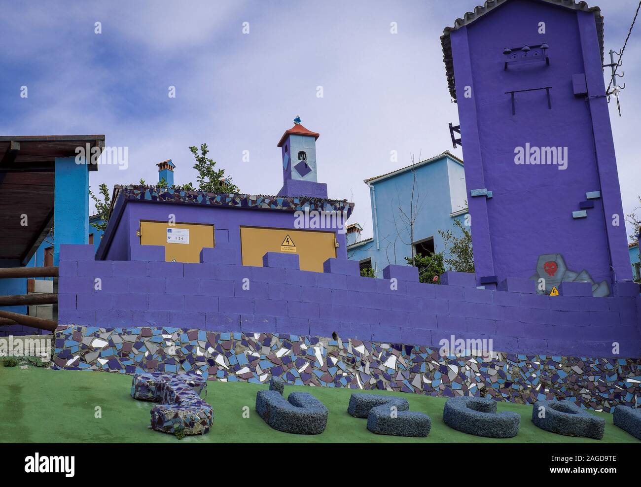 Is the first ever smurf town in the world hi-res stock photography and ...