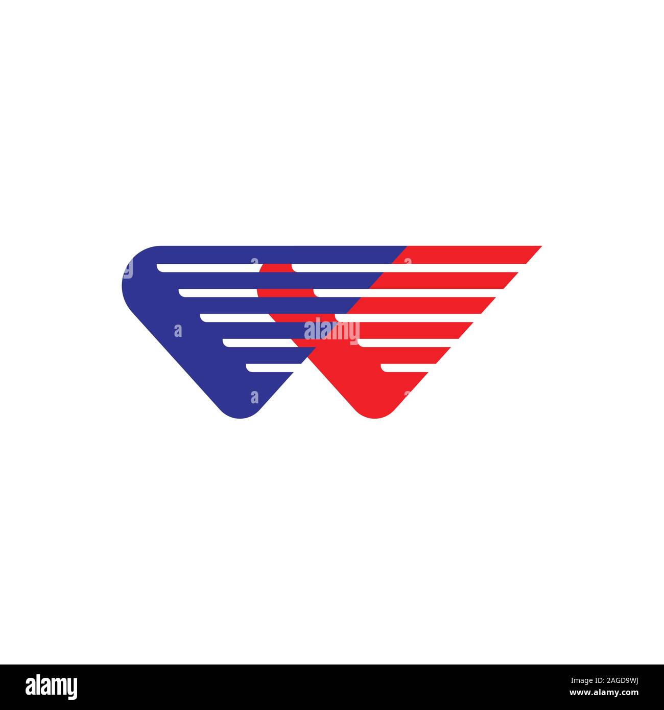 Box package wings delivery design hi-res stock photography and images ...