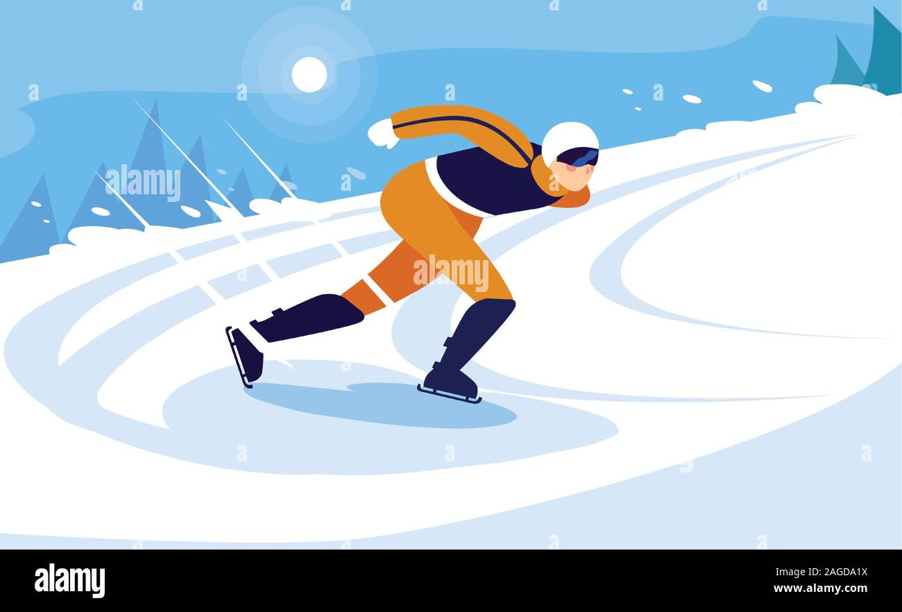 Olympic figure skating champion Stock Vector Images - Alamy