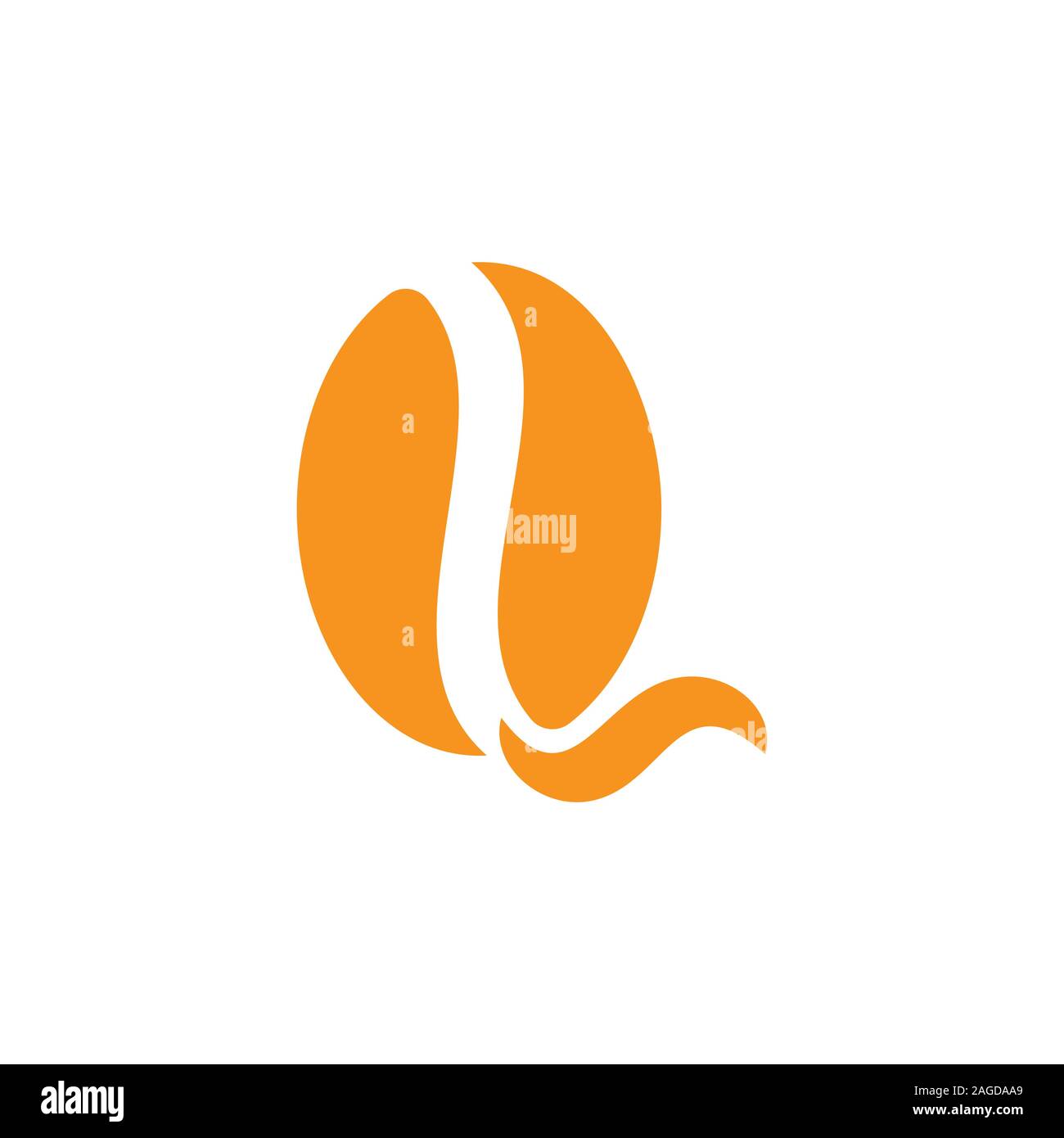 letter q coffee shape logo vector Stock Vector Image & Art - Alamy