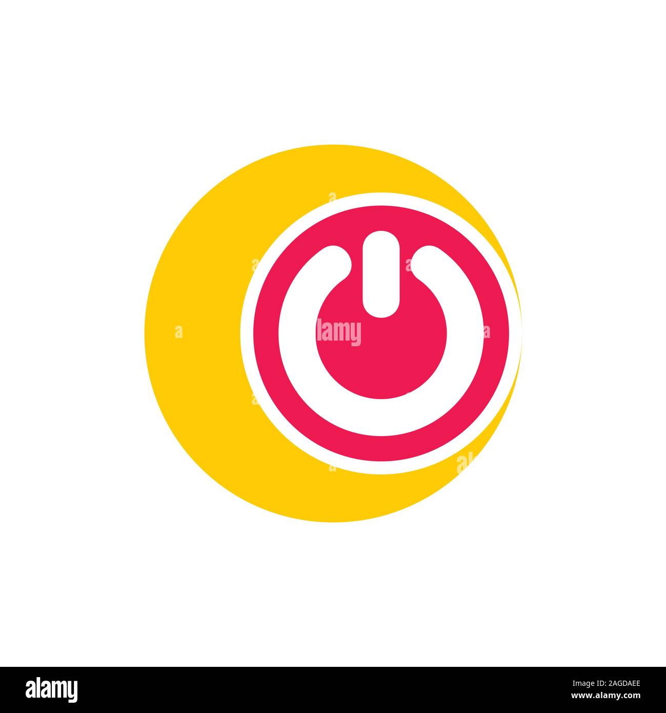 Power toggle switch computer Stock Vector Images - Alamy