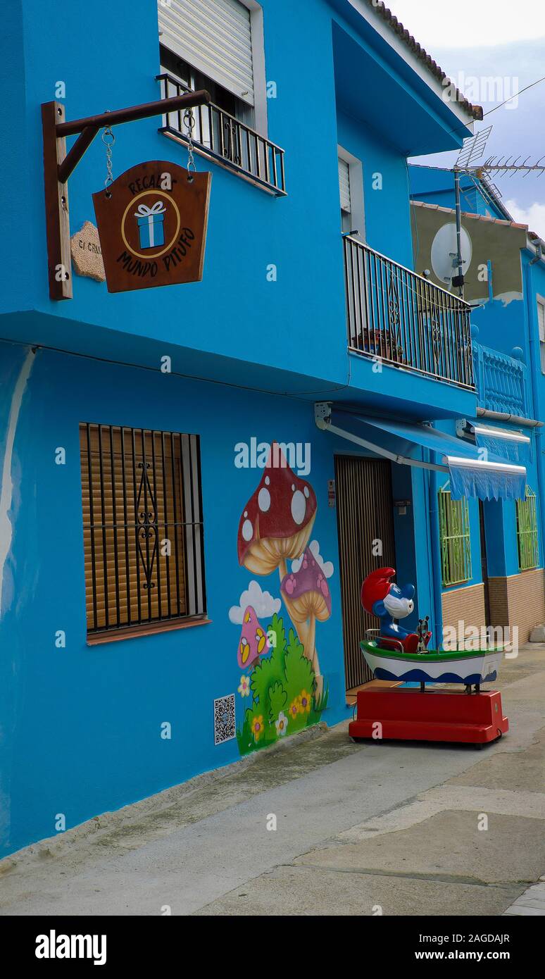 Is the first ever smurf town in the world hi-res stock photography and ...