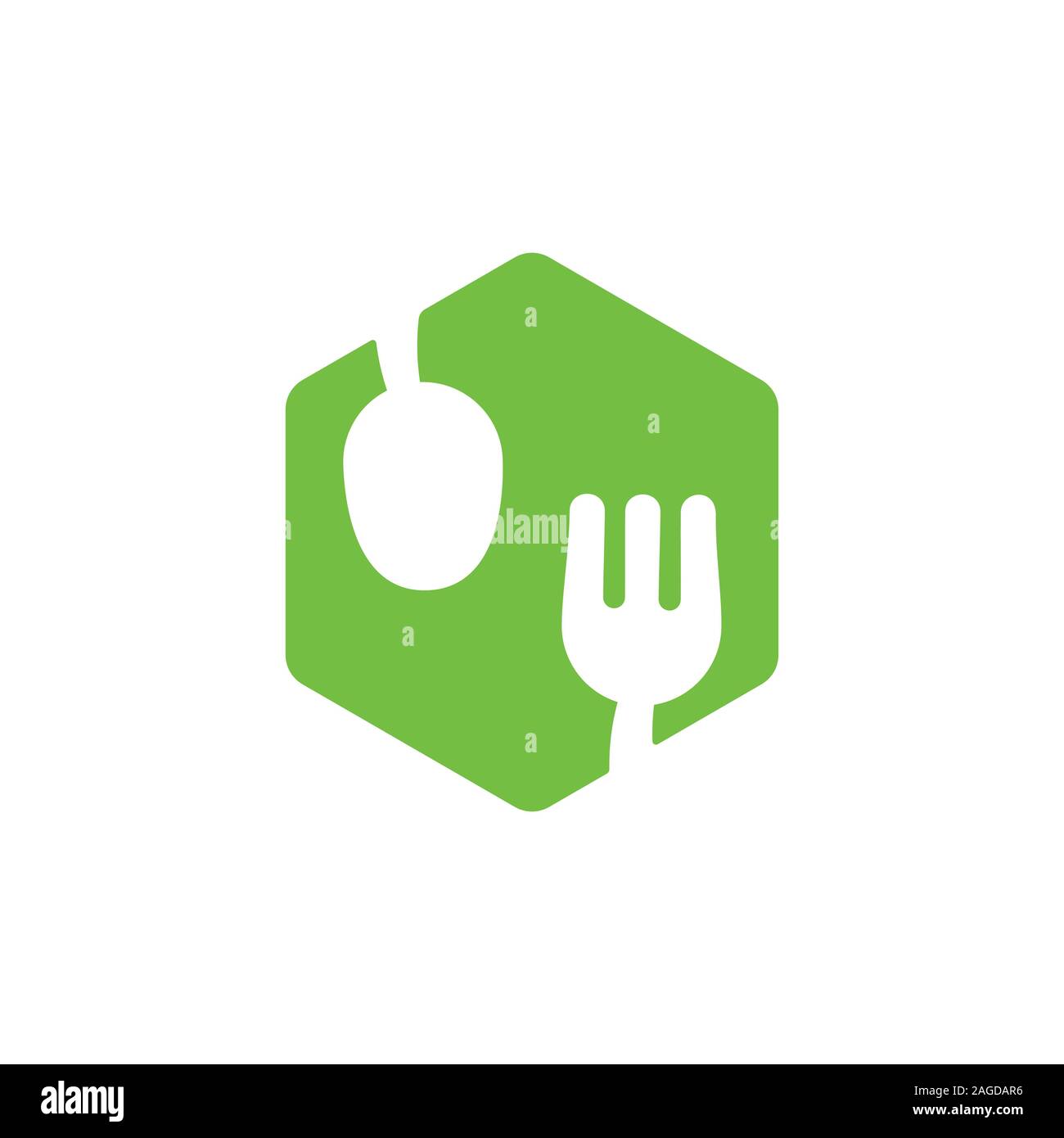 box food spoon fork symbol vector Stock Vector Image & Art - Alamy