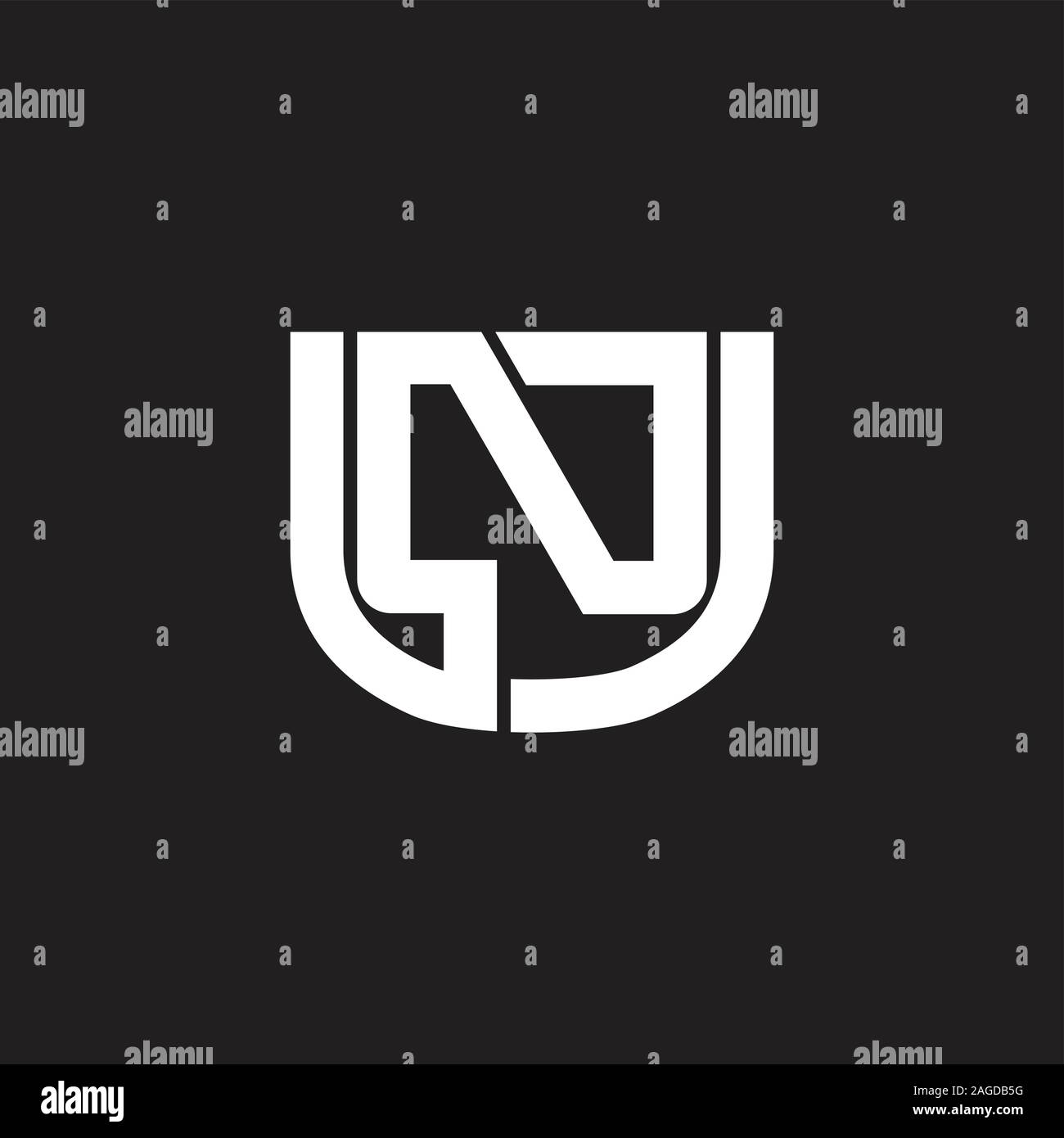 letter un simple linked geometric line logo vector Stock Vector Image ... letter un simple linked geometric line logo vector Stock Vector Image ...