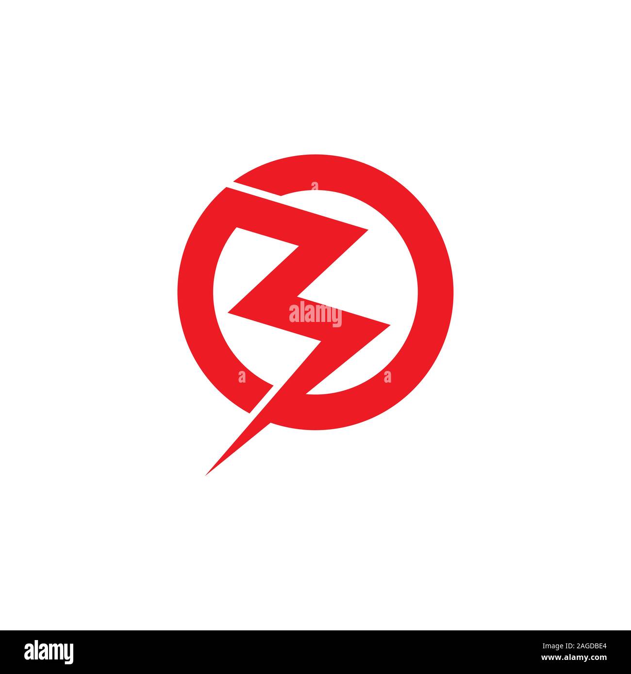 letter s thunder power shape logo vector Stock Vector Image & Art - Alamy