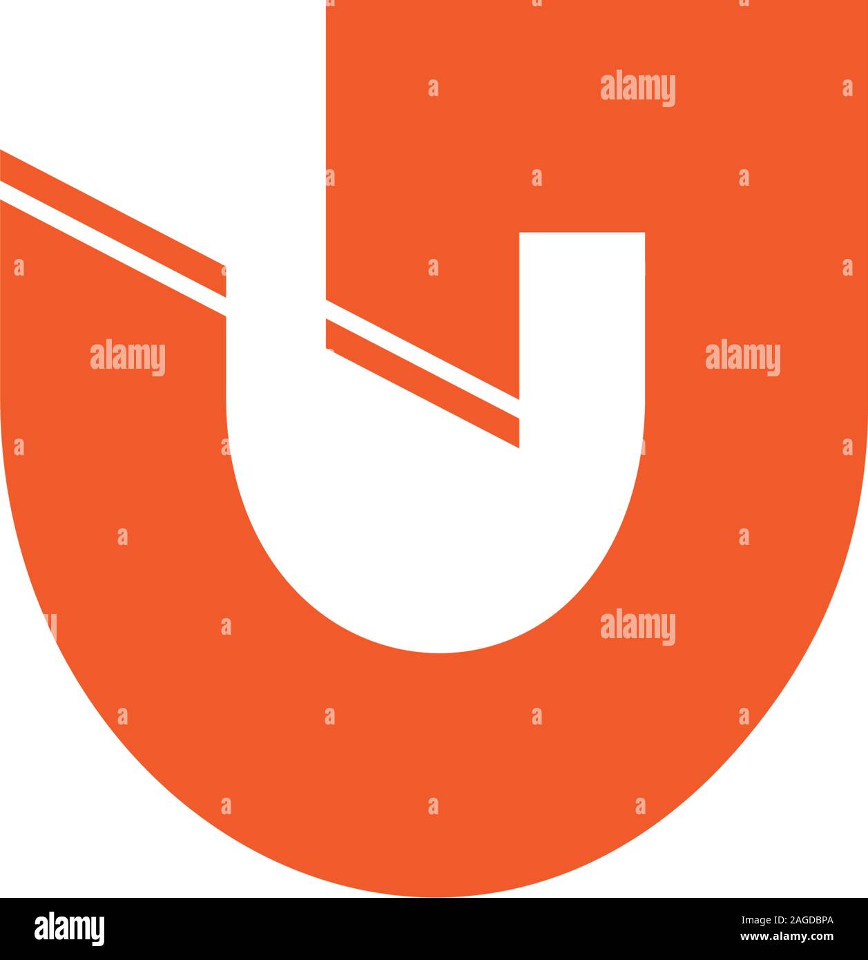 letter uj simple geometric logo vector Stock Vector Image & Art - Alamy