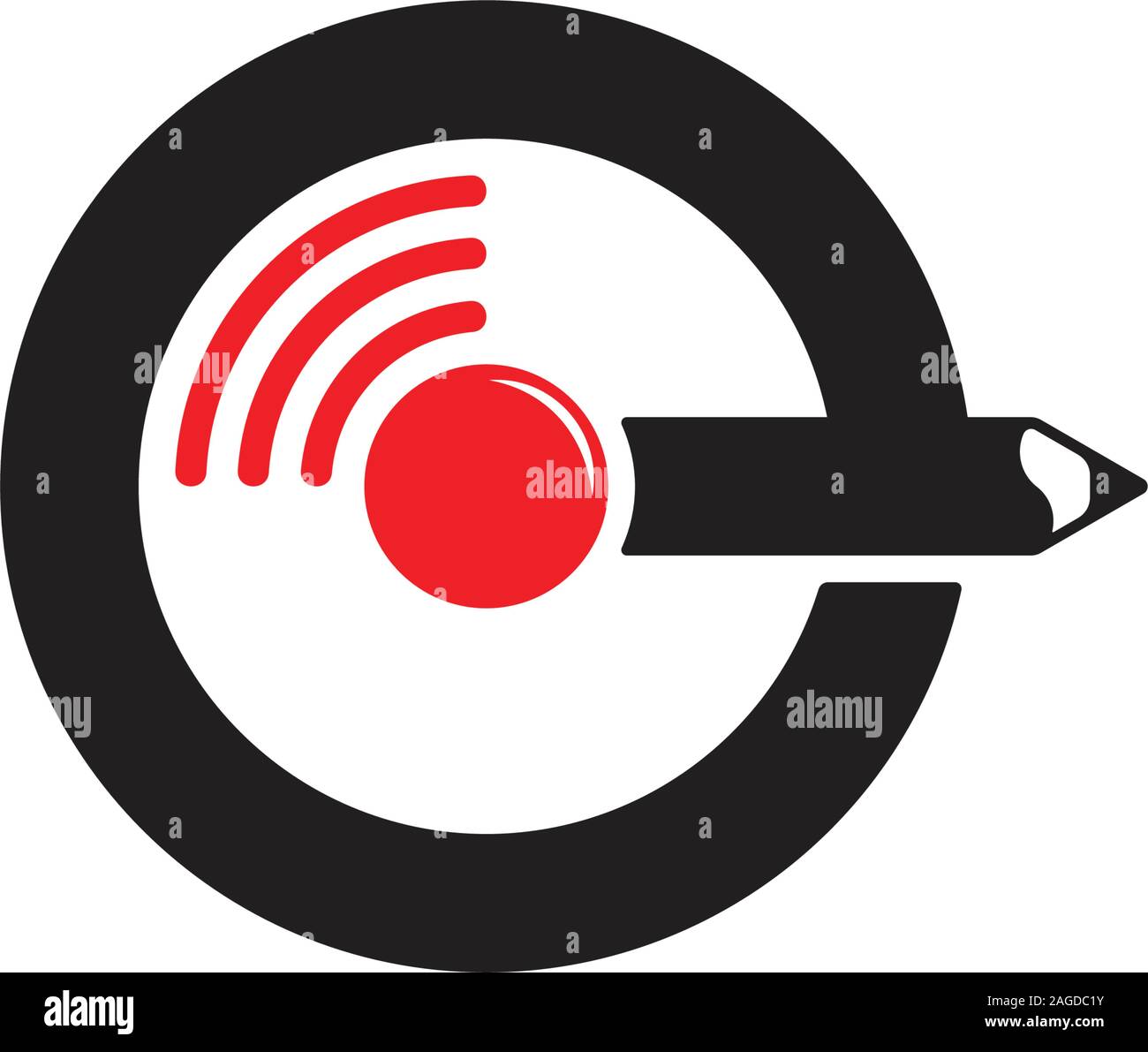 letter e learning pencil signal symbol vector Stock Vector Image & Art ...