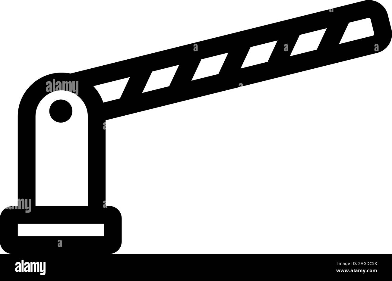 barrier icon vector. Isolated contour symbol illustration Stock Vector ...