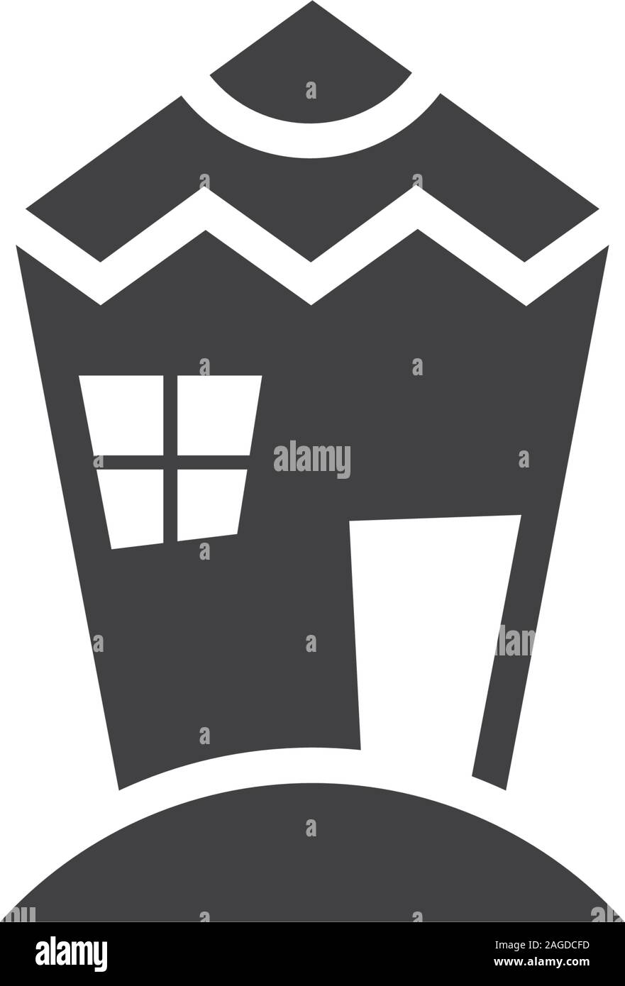 pencil home kids design symbol decoration vector Stock Vector Image ...