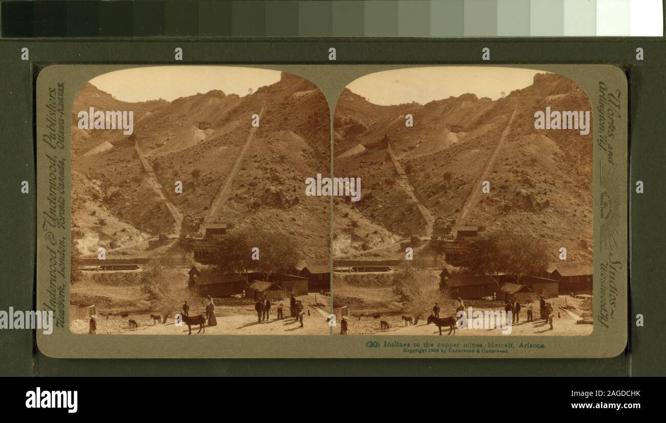 Inclines to the copper mines, Metcalf, Arizona Inclines to the copper ...