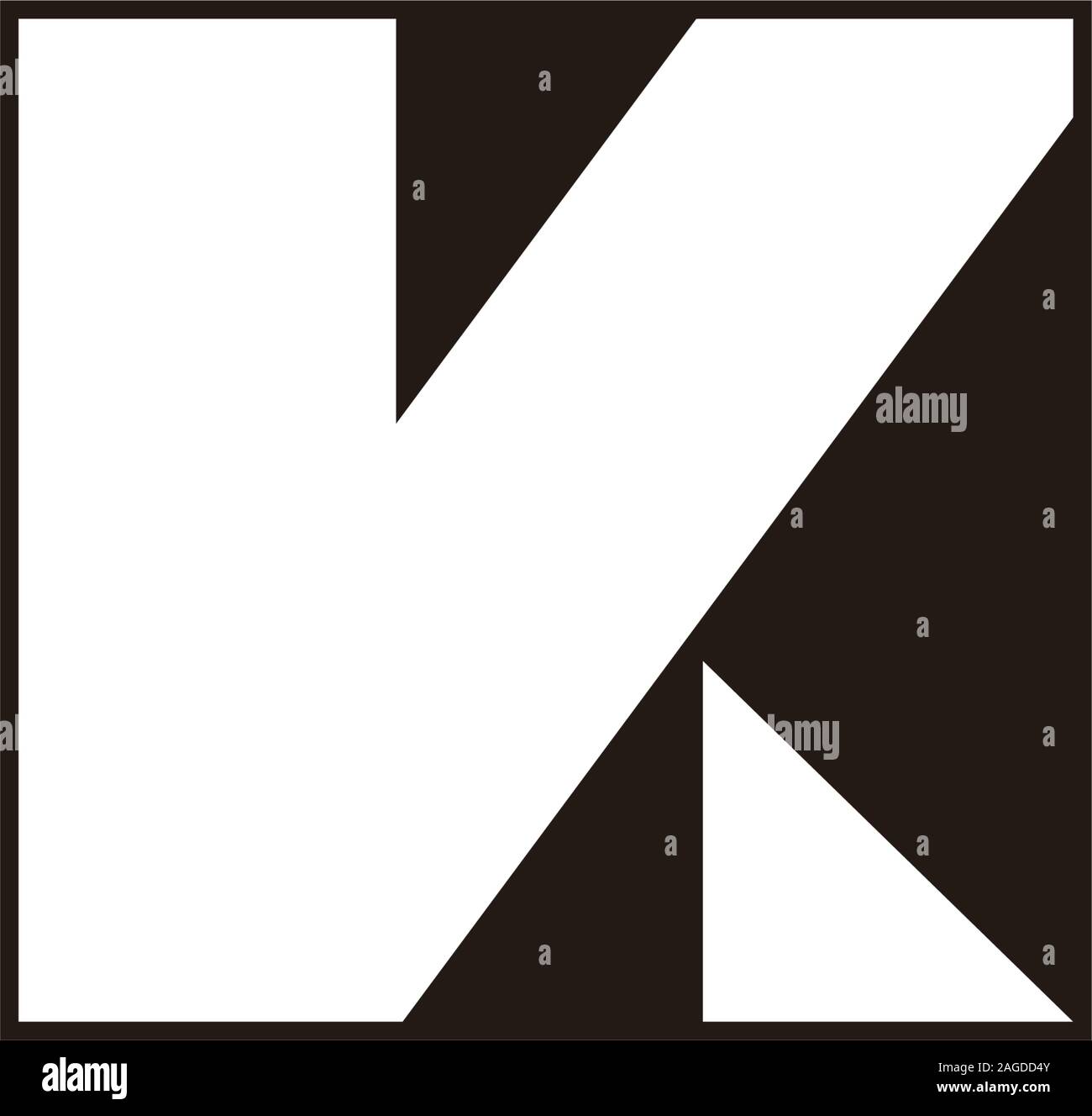 letter v square geometric triangle logo vector Stock Vector Image & Art ...