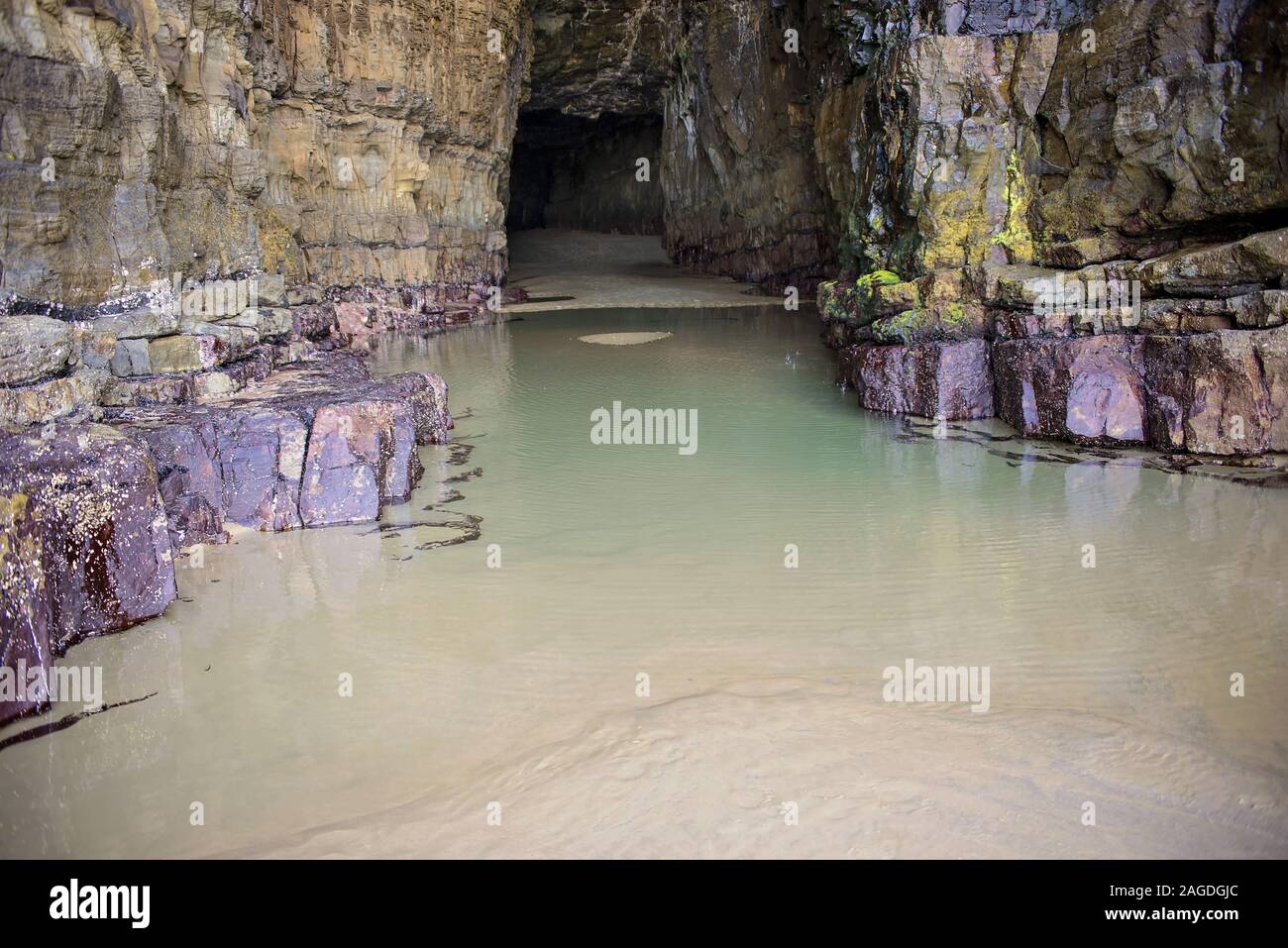 Landscape of a beautiful cave surrounded by water - a cool picture for ...