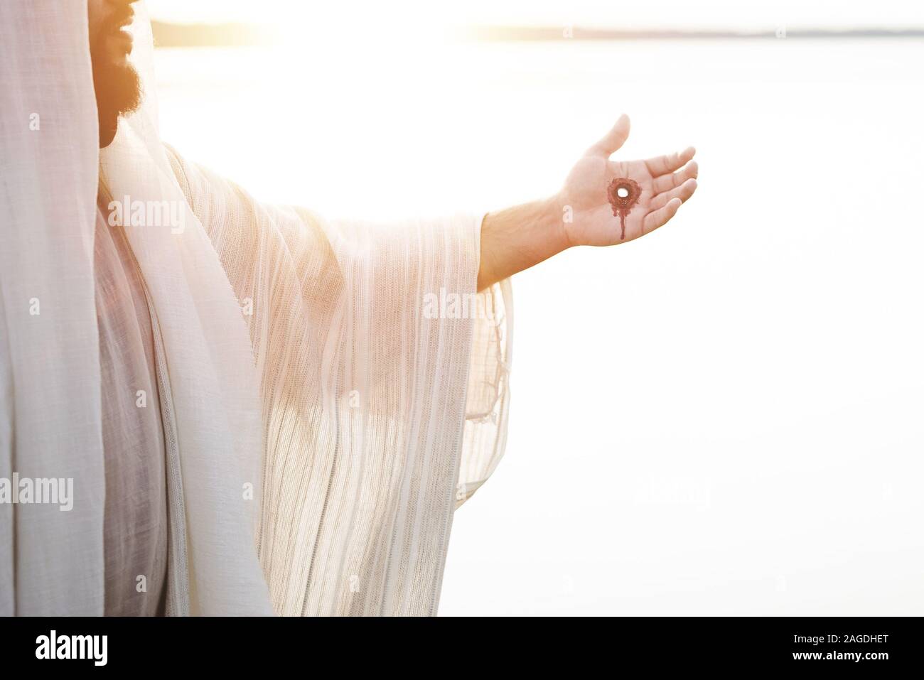 Picture Of Jesus Nail Scarred Hands