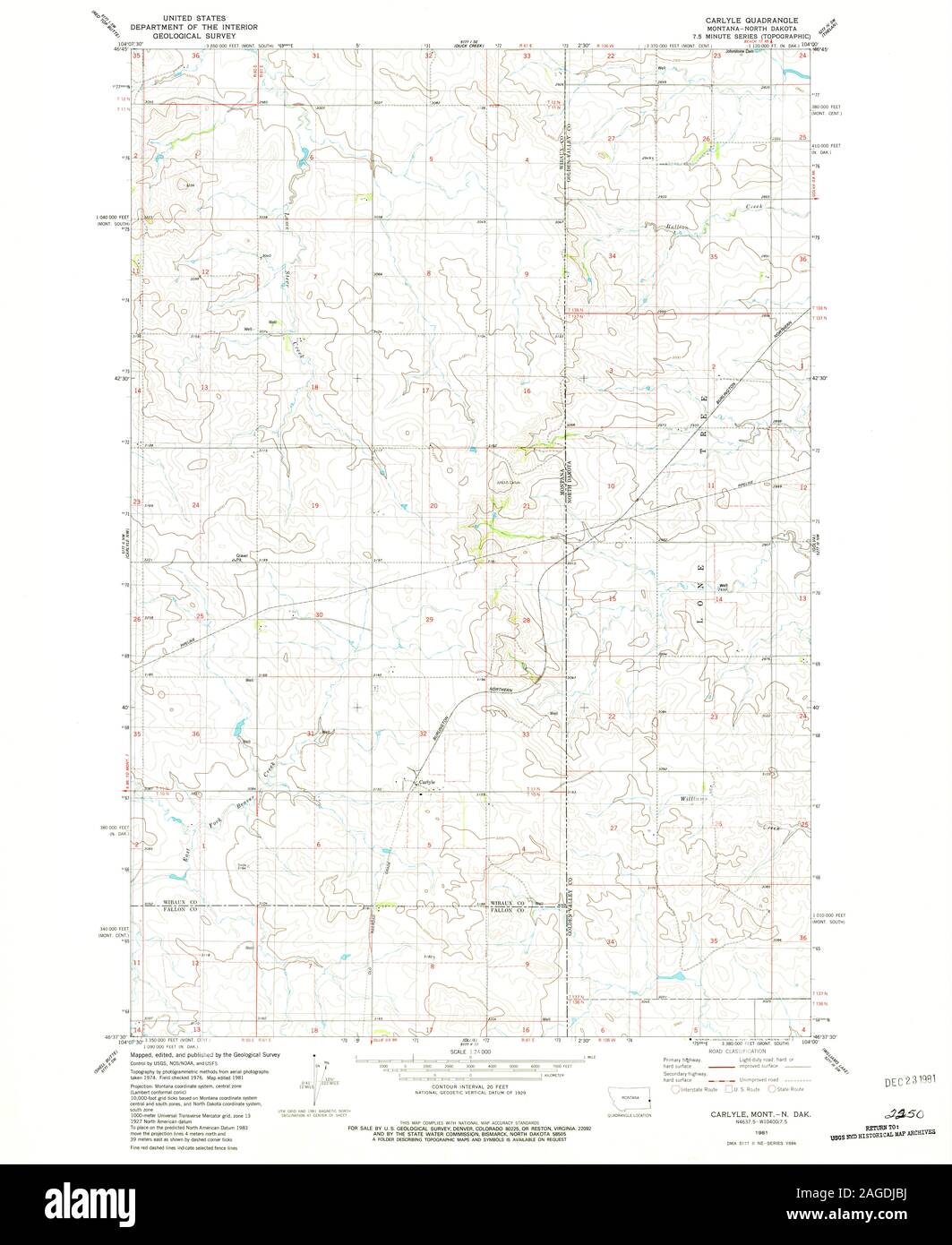 Map of carlyle hi-res stock photography and images - Alamy