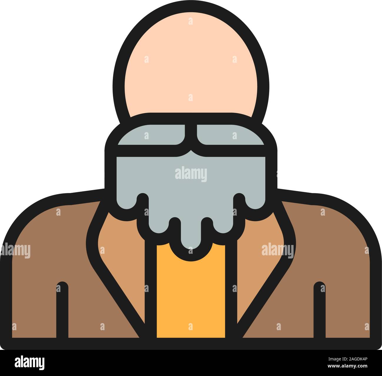 Human face older adult Stock Vector Images - Alamy