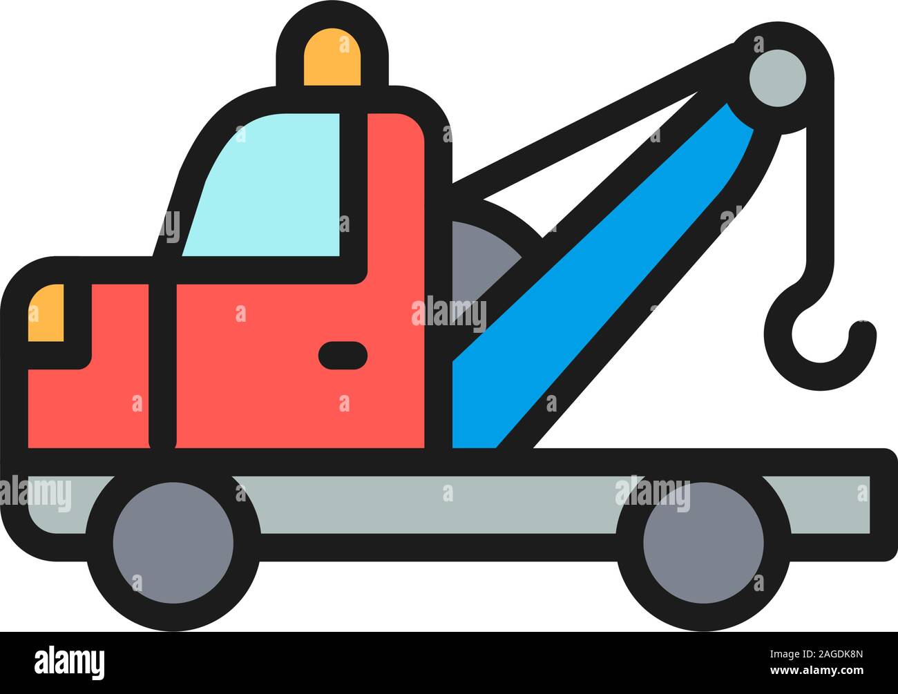 Monitoring truck Cut Out Stock Images & Pictures - Alamy