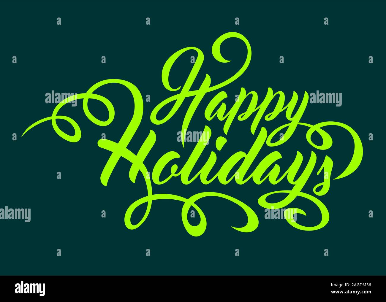 Happy Holidays text Stock Vector Image & Art - Alamy