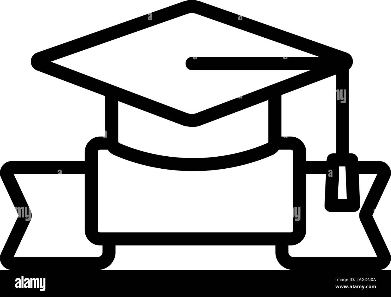 The emblem of the final vector icon. Isolated contour symbol ...