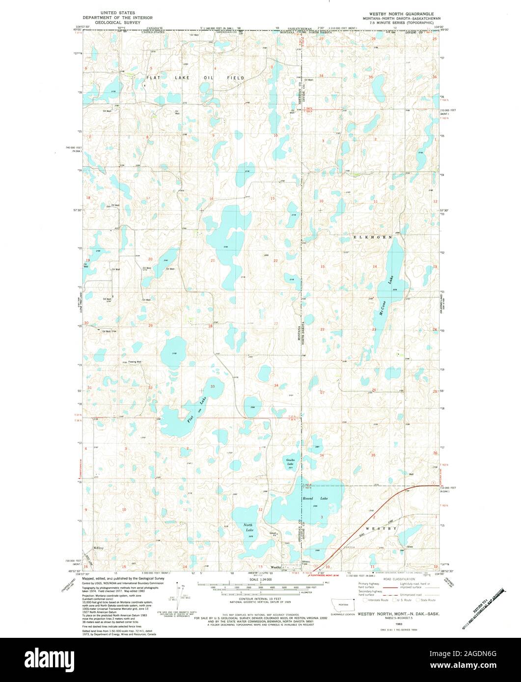 Westby map hi-res stock photography and images - Alamy