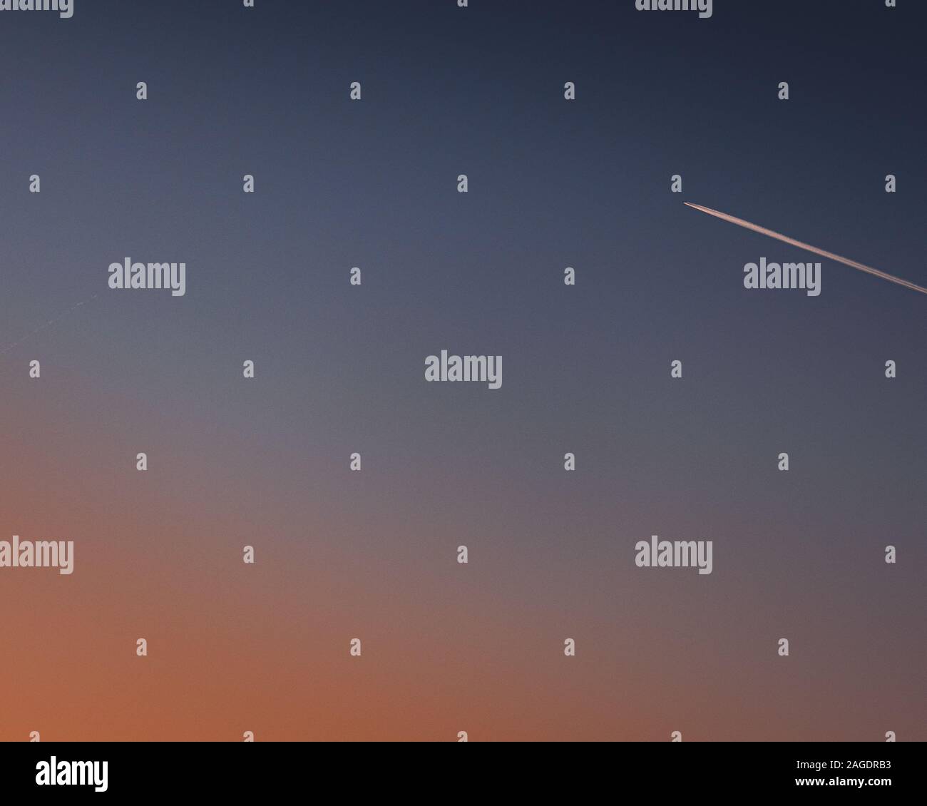 Sky with beautiful warm colors creating the perfect sunset scenery ...